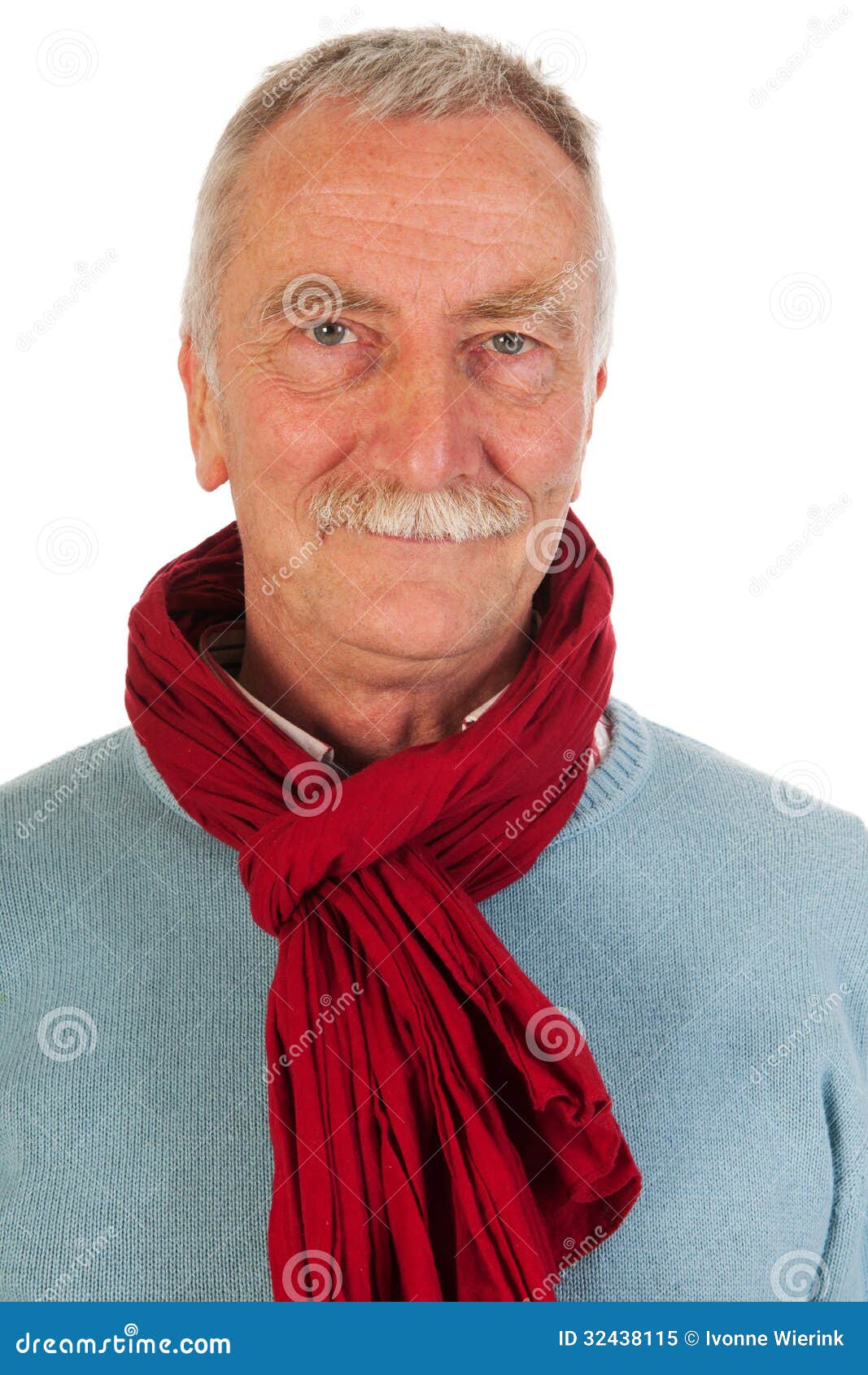 Older man looking up stock image. Image of studio, senior - 32438115