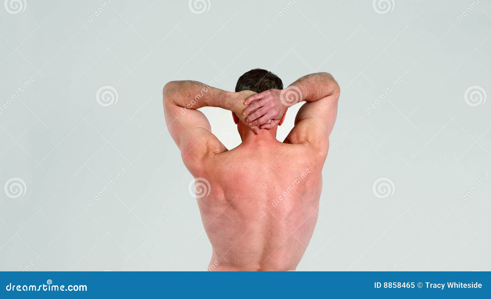 Older Man Showing Muscular Back Stock Image - Image of fitness, adult ...