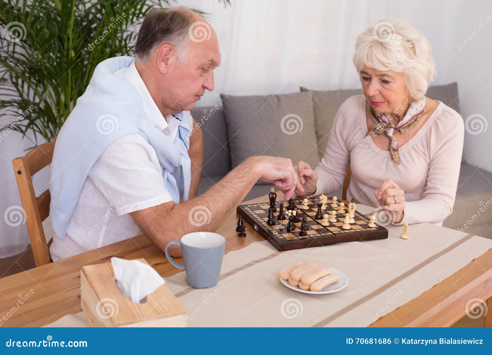 Older People and Fun in the Evening Stock Photo - Image of romance ...
