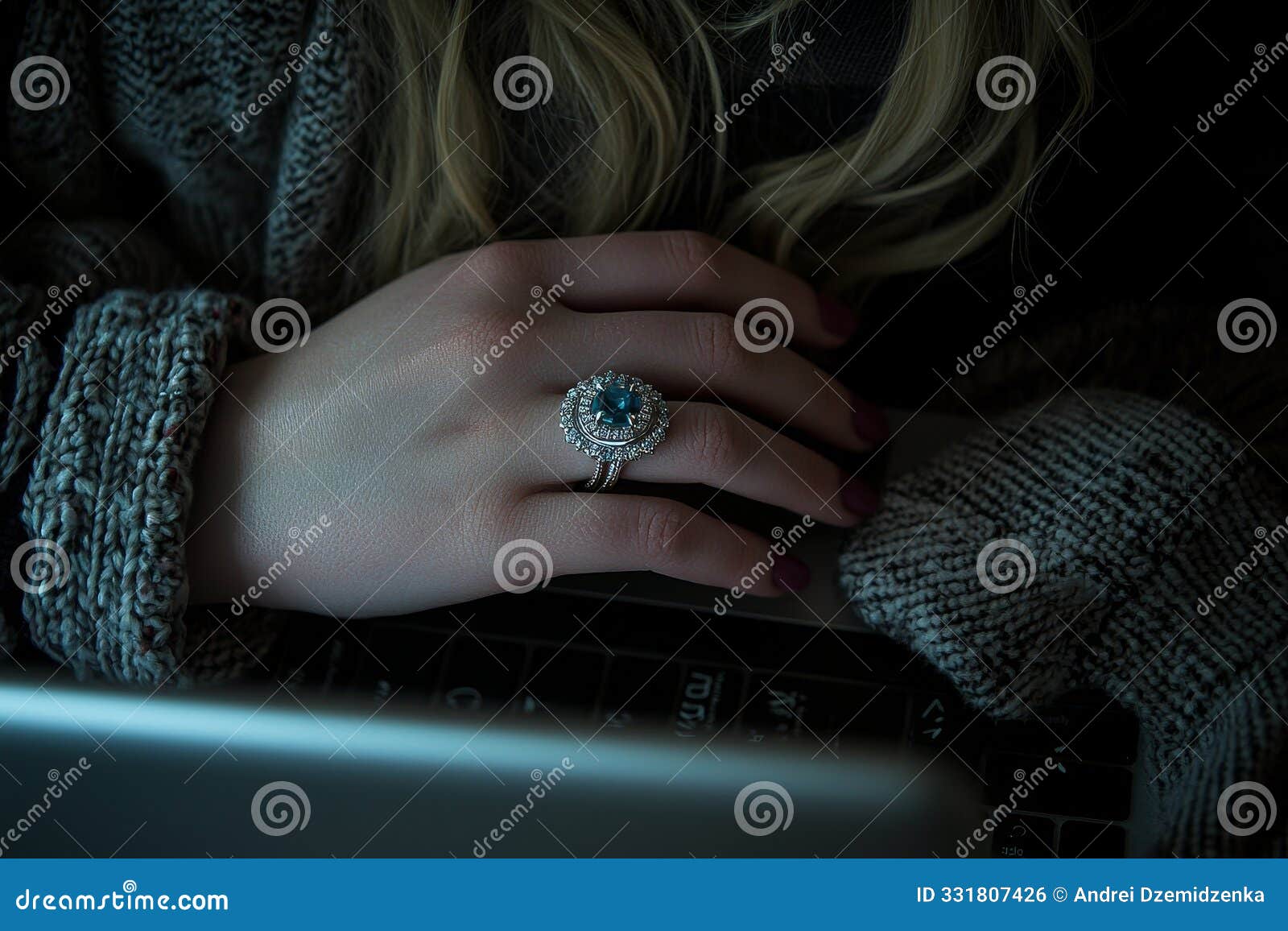 Older it Professional Using Laptop, Safeguarding Data Against Potential ...