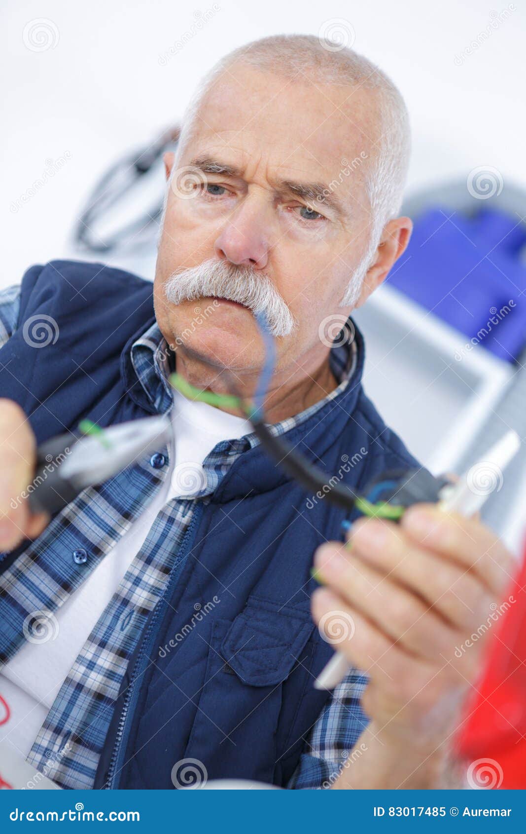 Older Technician or Repair Man Stock Image - Image of hard, repair ...