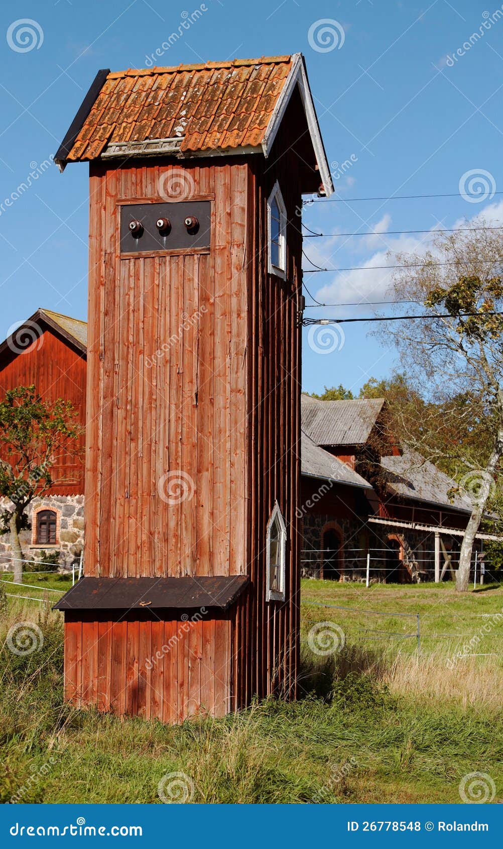 Typical Swedish Architecture Shown At Skansen Outdoor Museum Royalty ...