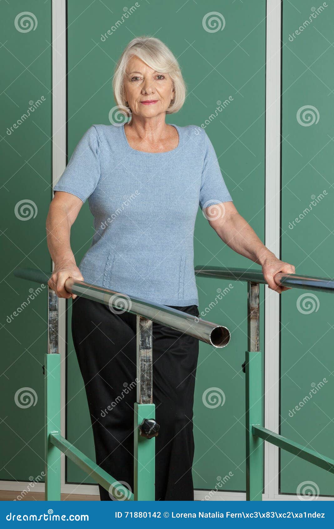 Older Woman Reahabilitation Stock Photo - Image of mobility, people ...