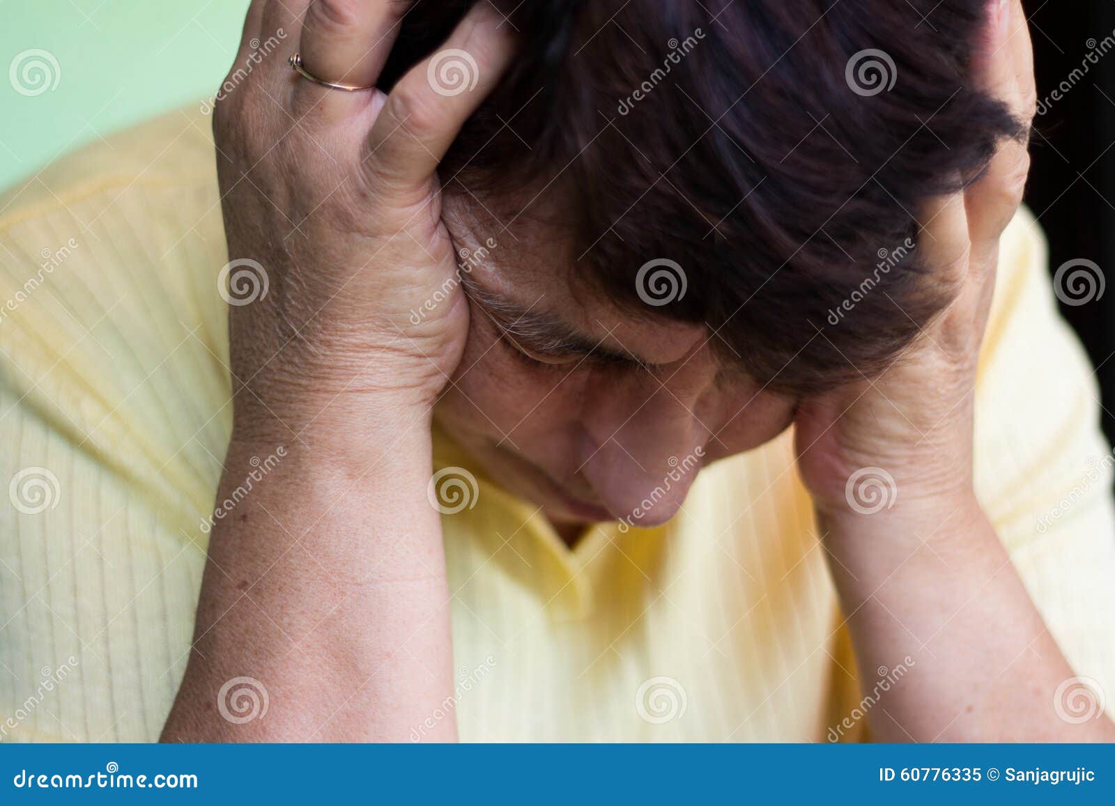 Older women with problems stock image. Image of grained - 60776335