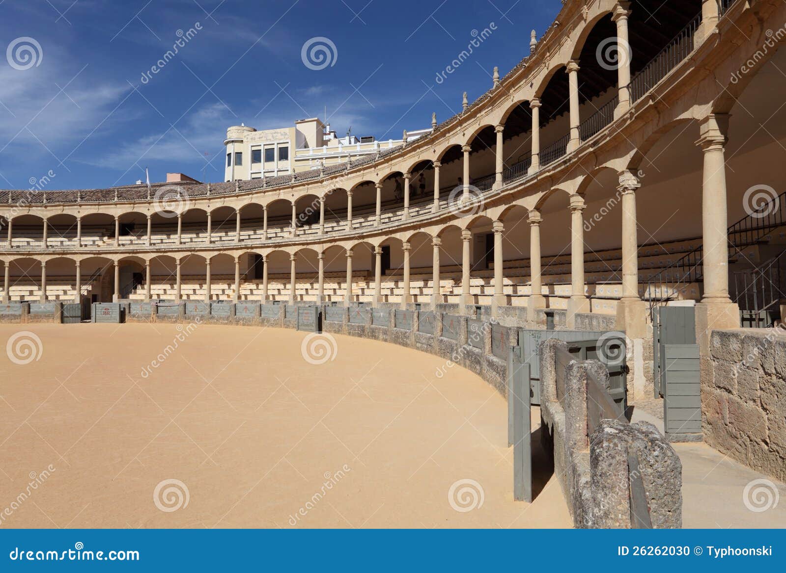 Oldest Bullring of Spain in Ronda Stock Photo - Image of europe, ronda ...