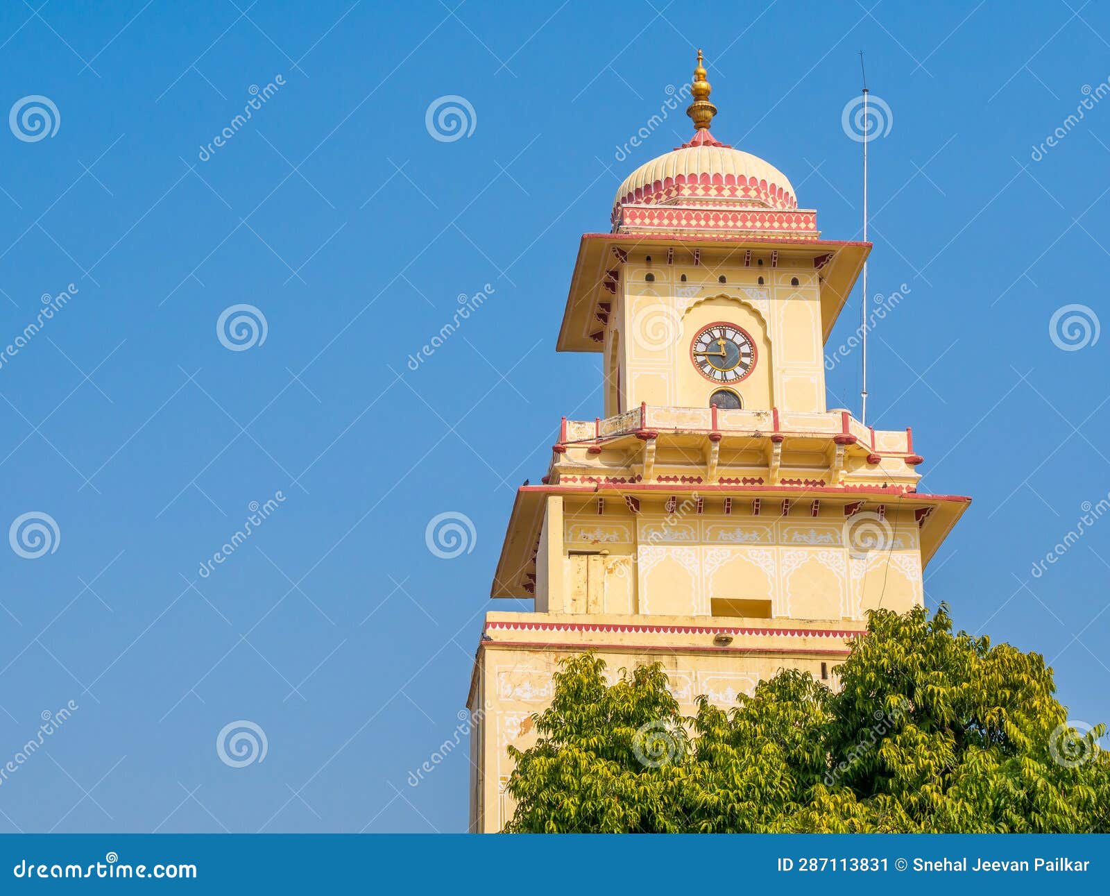 Oldest Clock Tower in Jaipur Stock Image - Image of culture ...