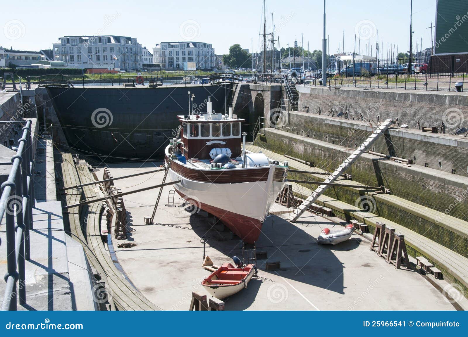 Oldest Dry Dock Still Working in Holland Stock Image - Image of ship ...
