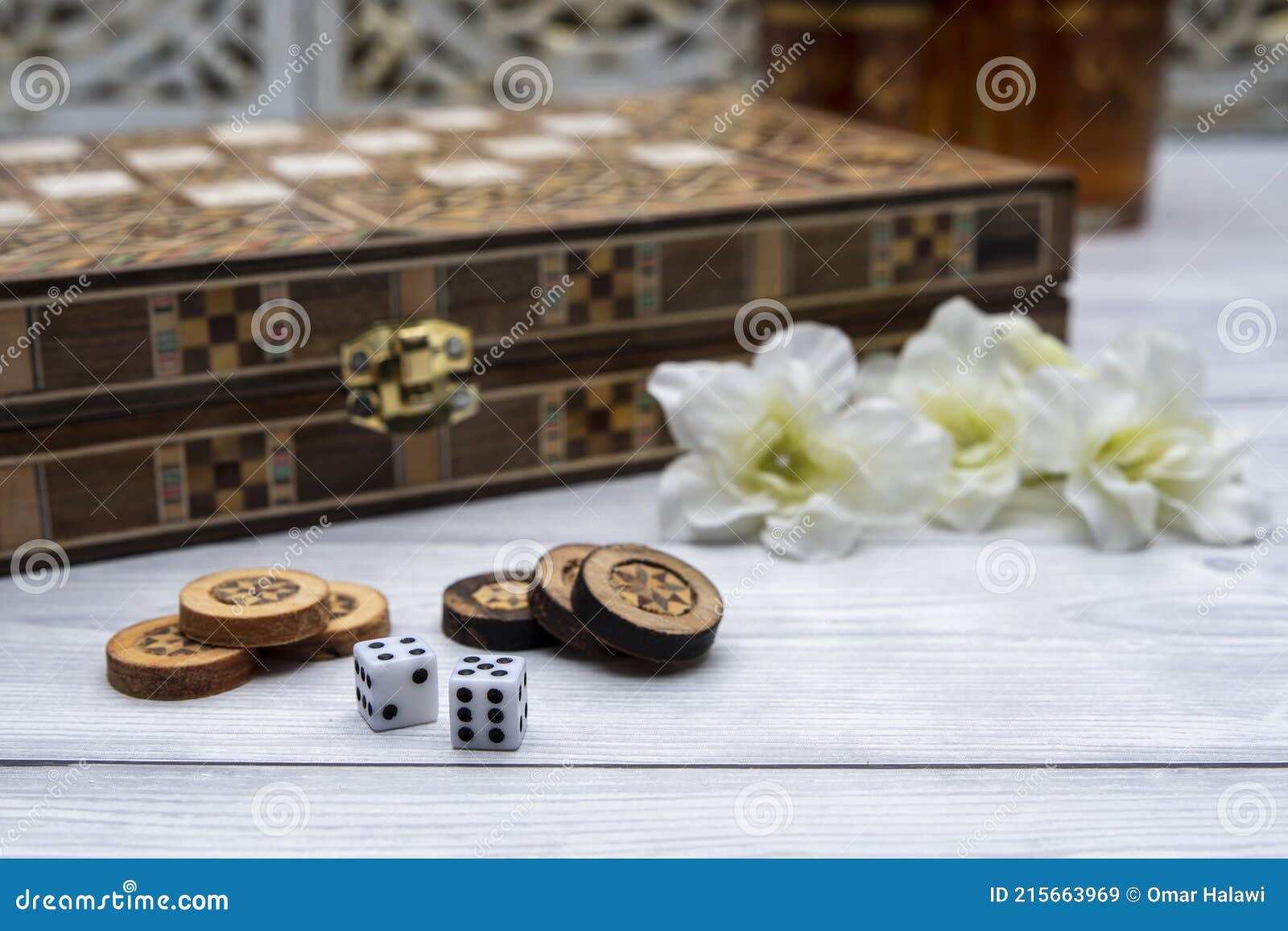 Oldest Known Board Games Backgammon Stock Image - Image of elderly ...