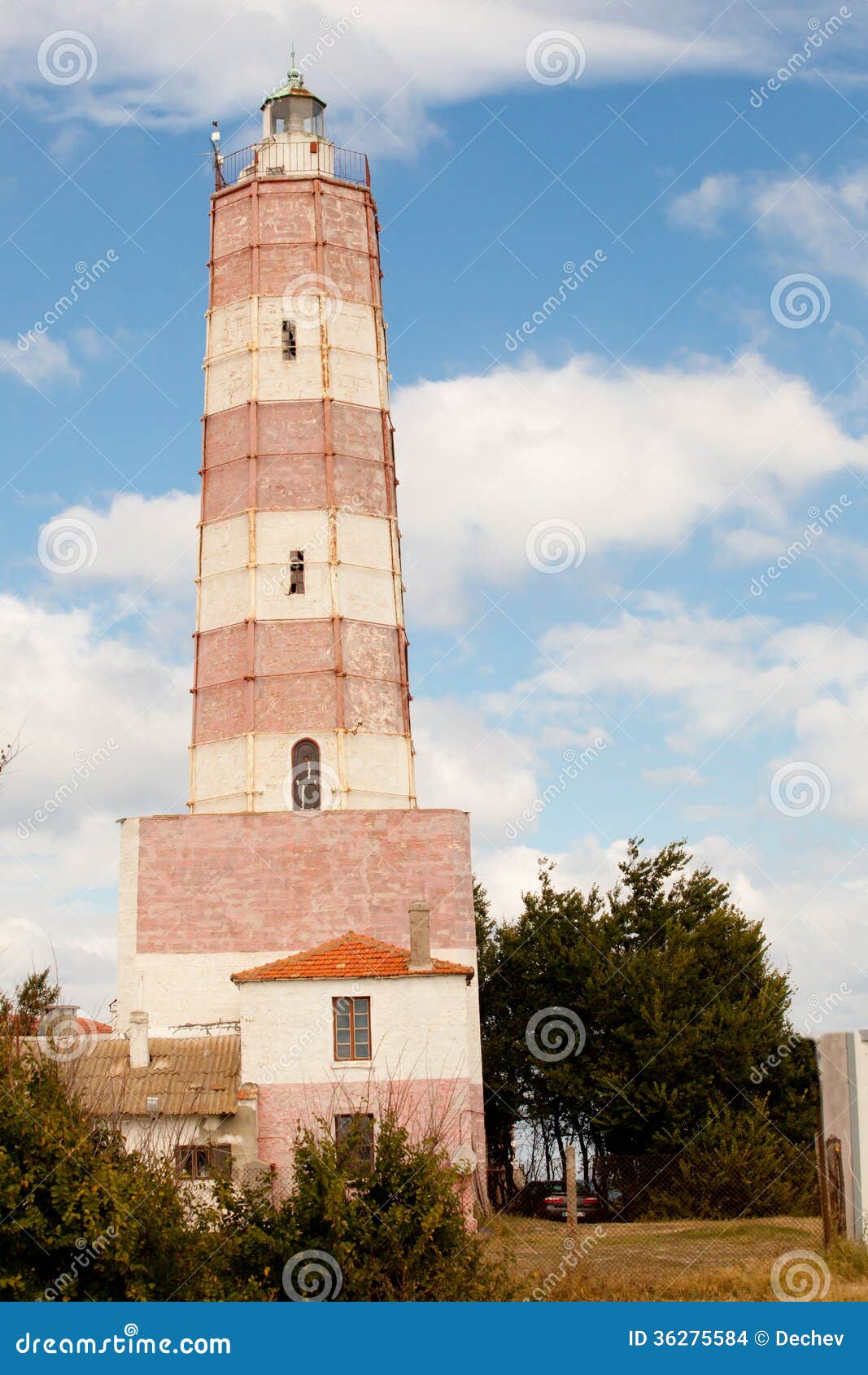 The Oldest Lighthouse on the Balkan Peninsular Stock Photo - Image of ...
