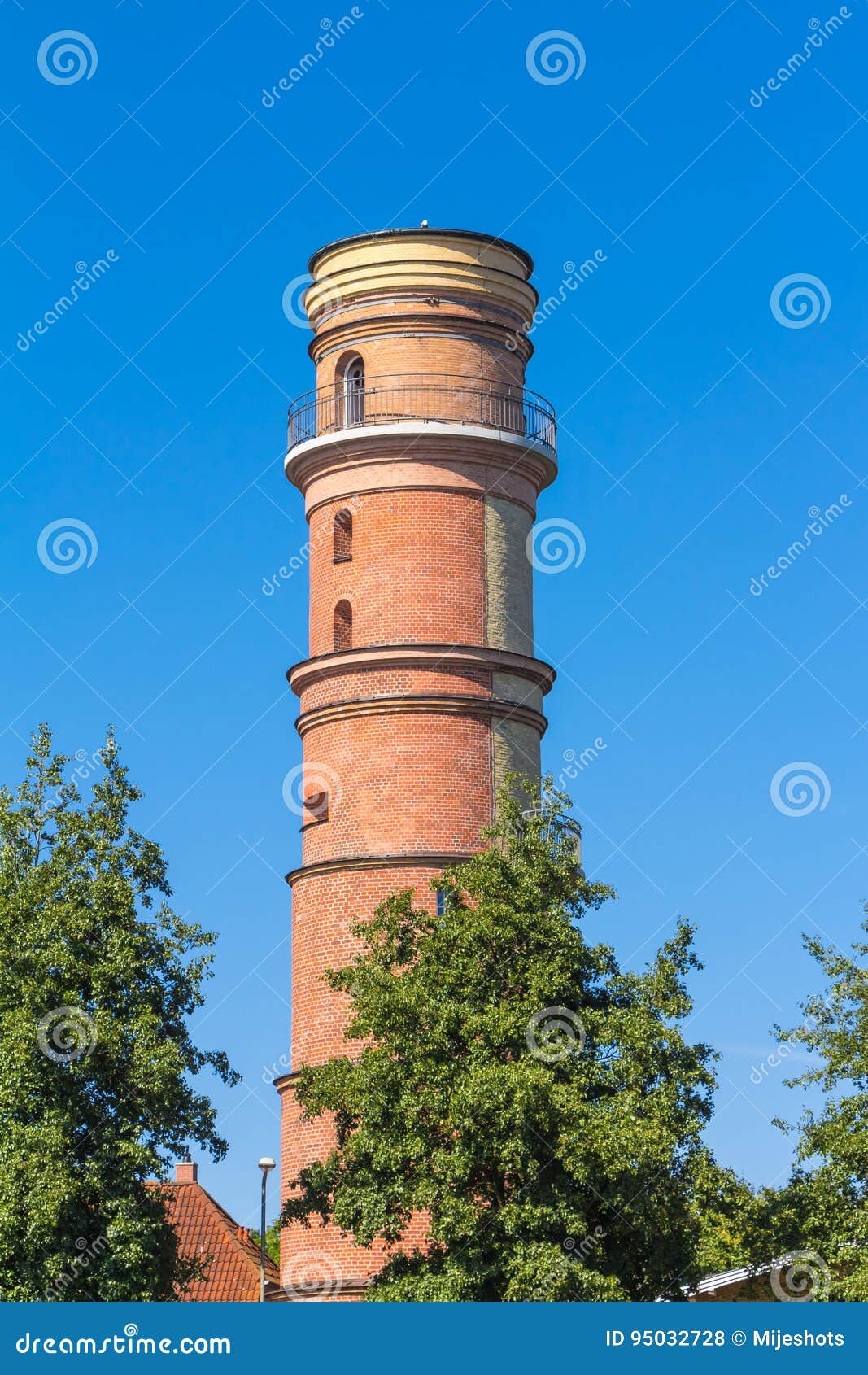 Oldest Lighthouse in Germany in Travemuende Stock Photo - Image of ...