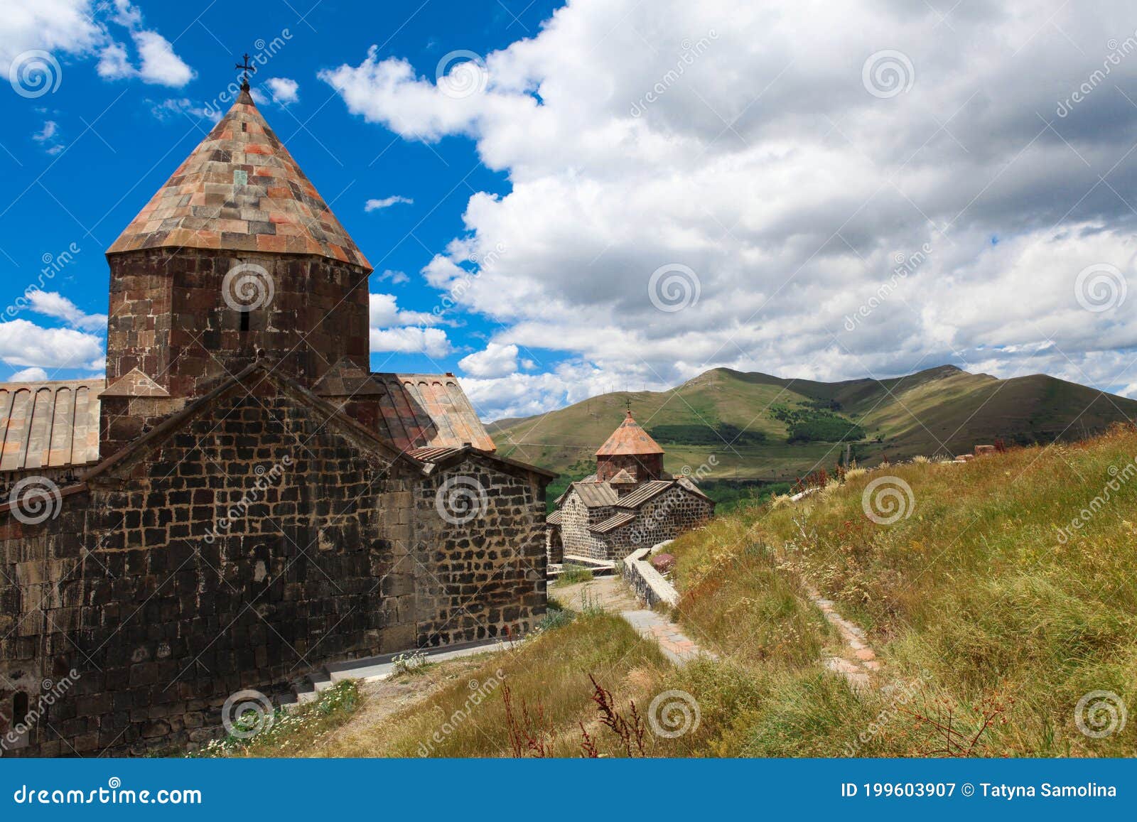 The Oldest Monastery of Sevanavank, in Armenia on the Shore of Lake ...