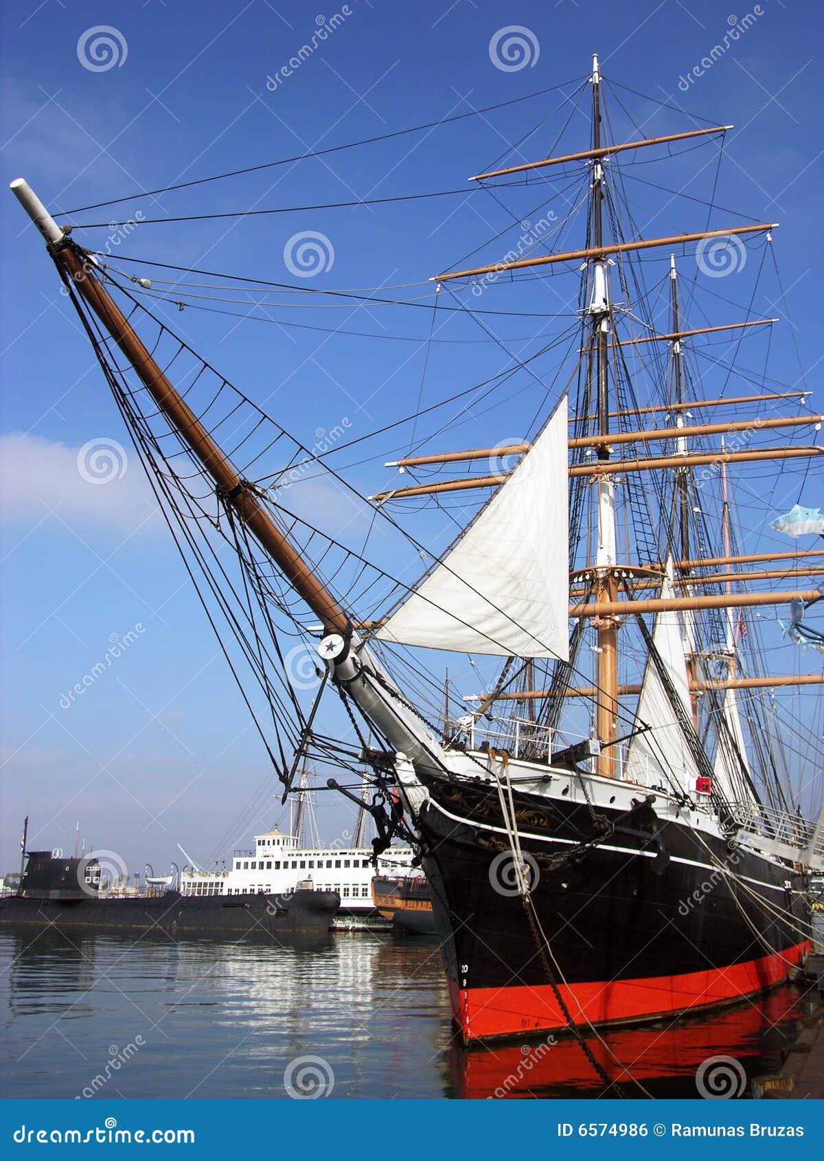 Oldest Sailing Ship stock photo. Image of water, tourism - 6574986