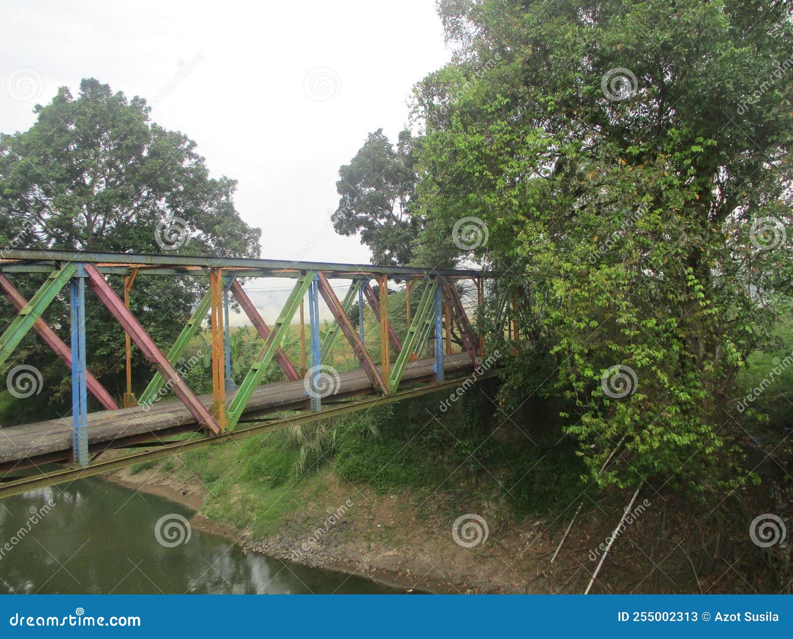 The Oldest Train Bridge in the Colonial Period Over the Cilamatan River ...