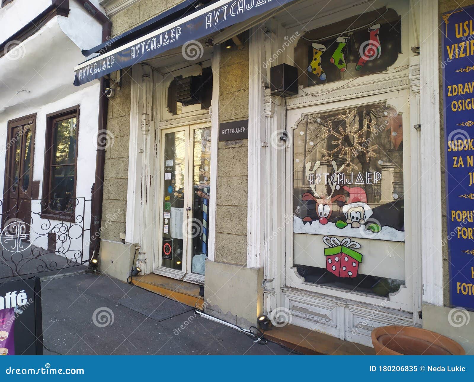 An oldtimer cafe editorial image. Image of city, neighbourhood - 180206835