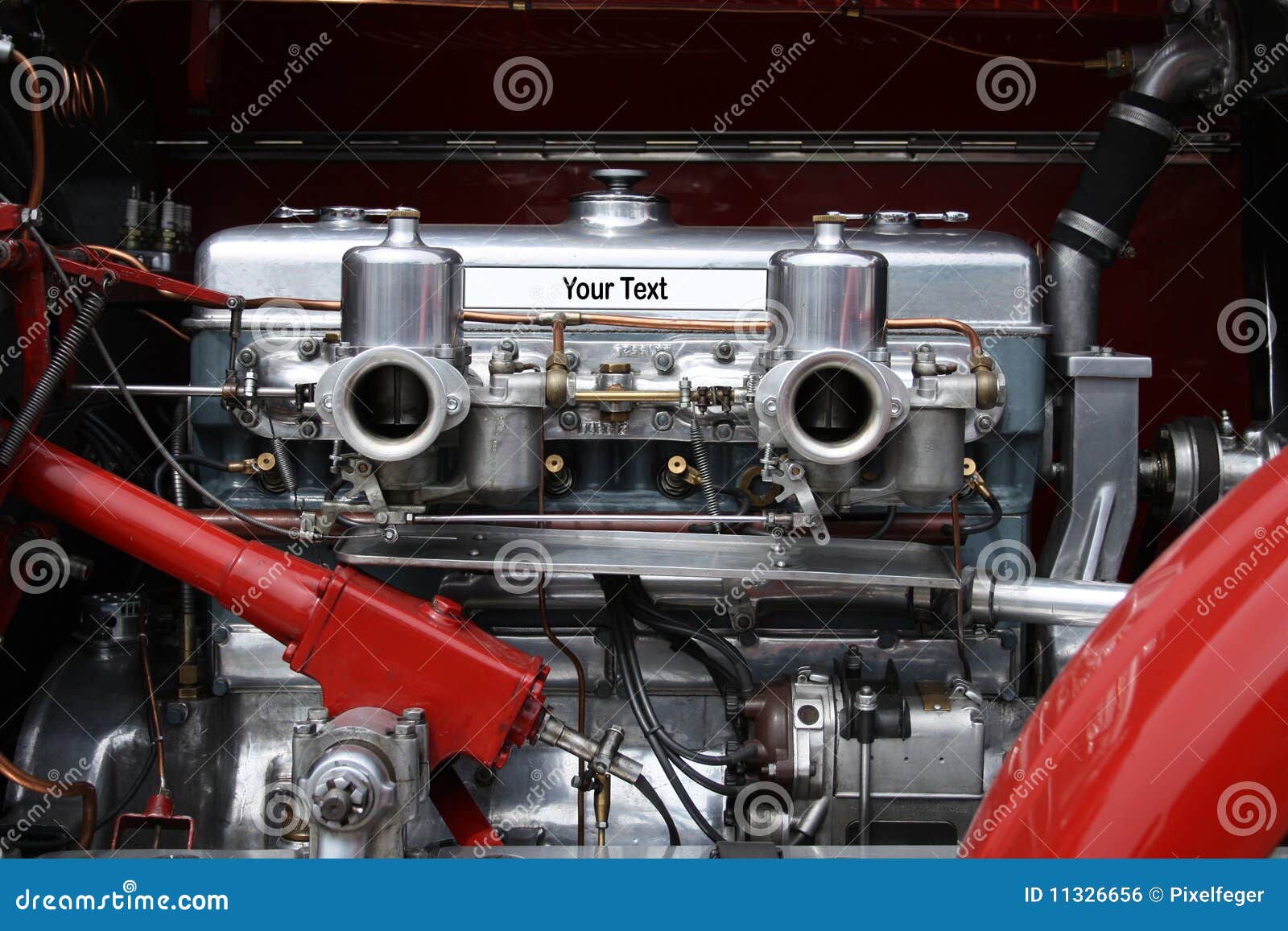 Oldtimer car engine stock photo. Image of styling, mechanism - 11326656