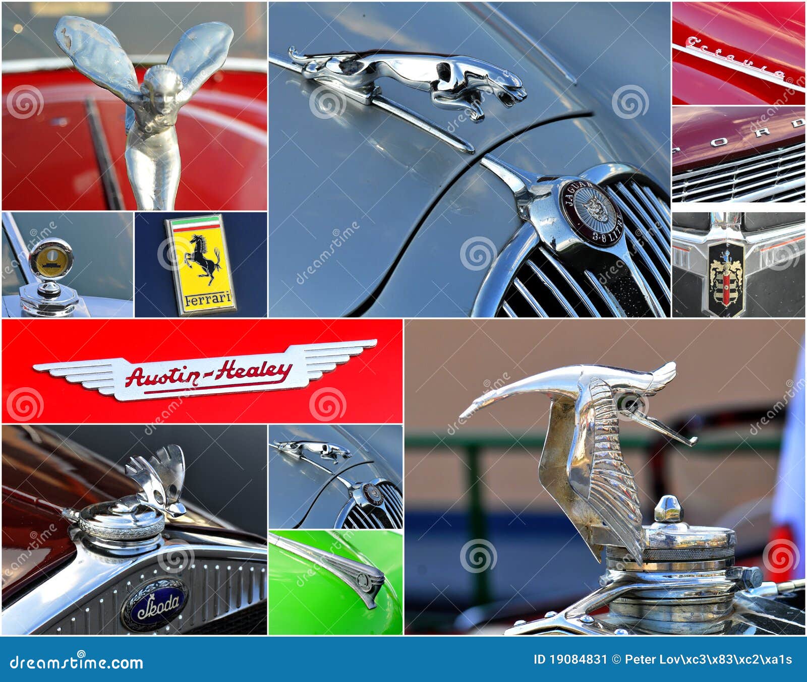 Oldtimer car rally collage editorial photo. Image of drives - 19084831