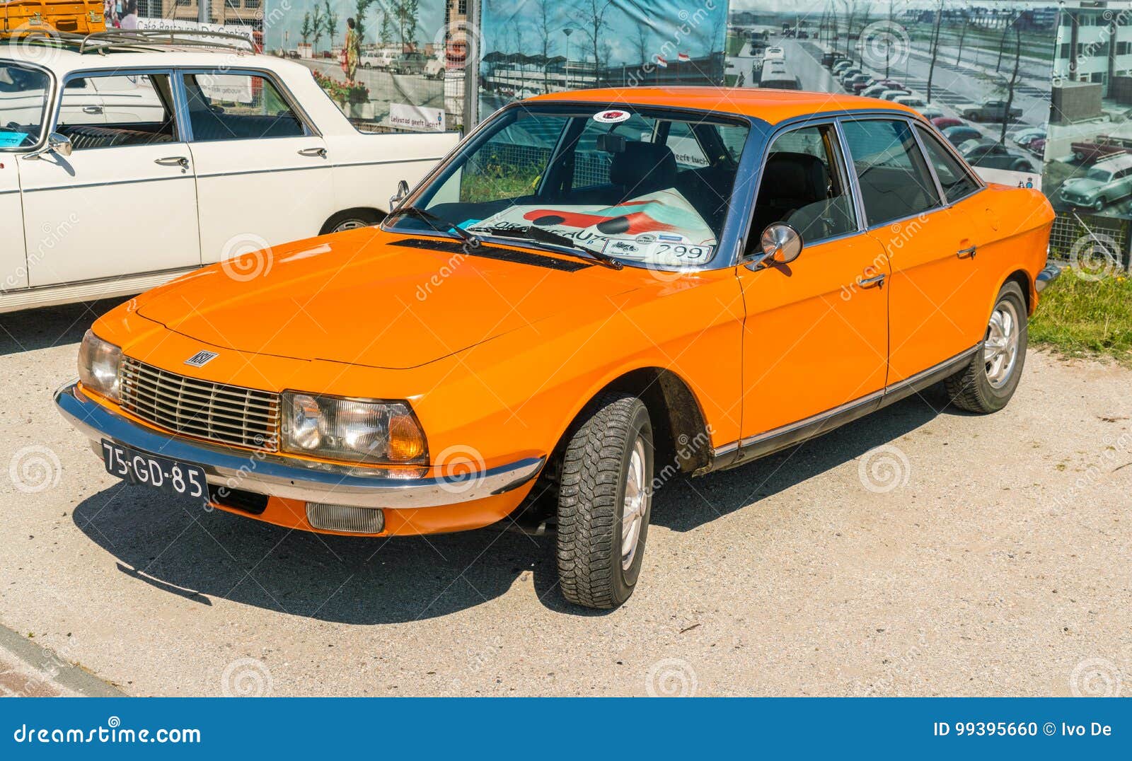 Oldtimer De NSU No Dia Nacional Anual Do Oldtimer Em Lelystad Imagem ...