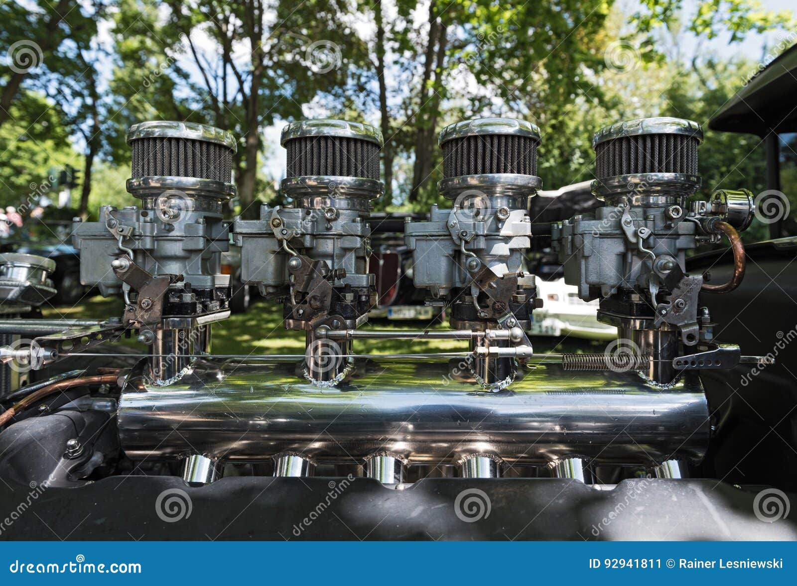 An Oldtimer Engine of a Pontiac Editorial Photo - Image of style, motor ...