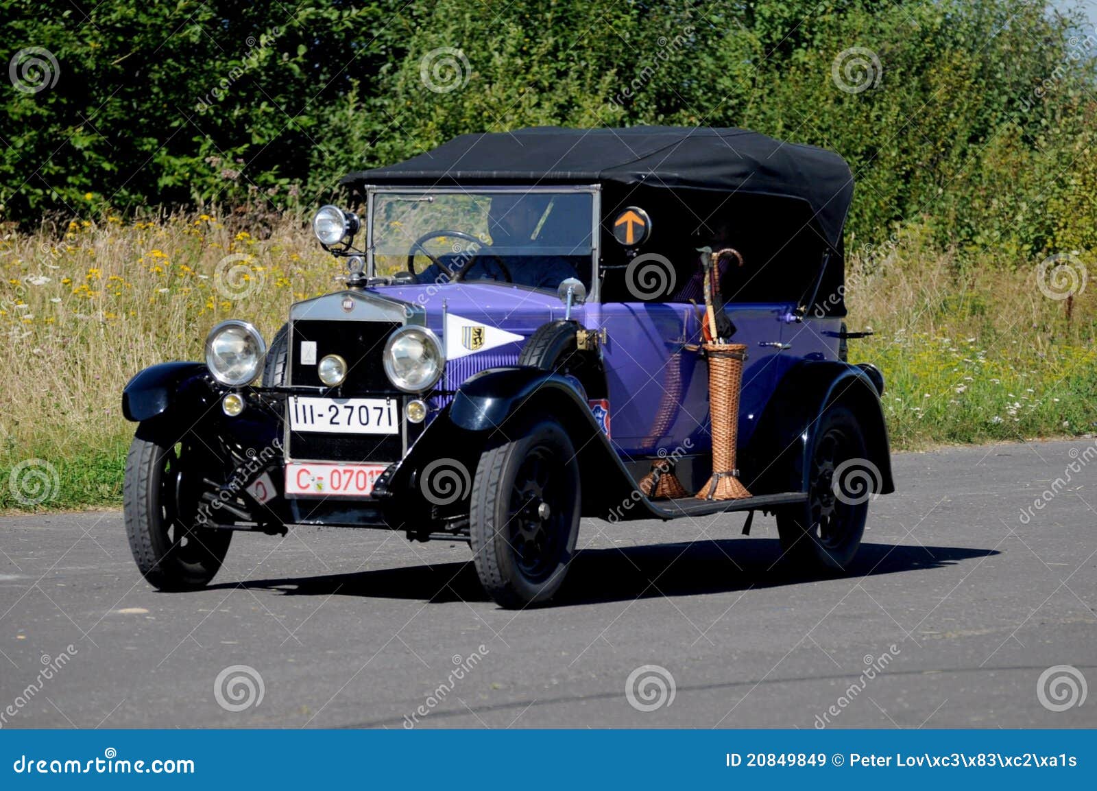 Oldtimer Rally -Fiat 503, 1926 Editorial Stock Image - Image of drive ...