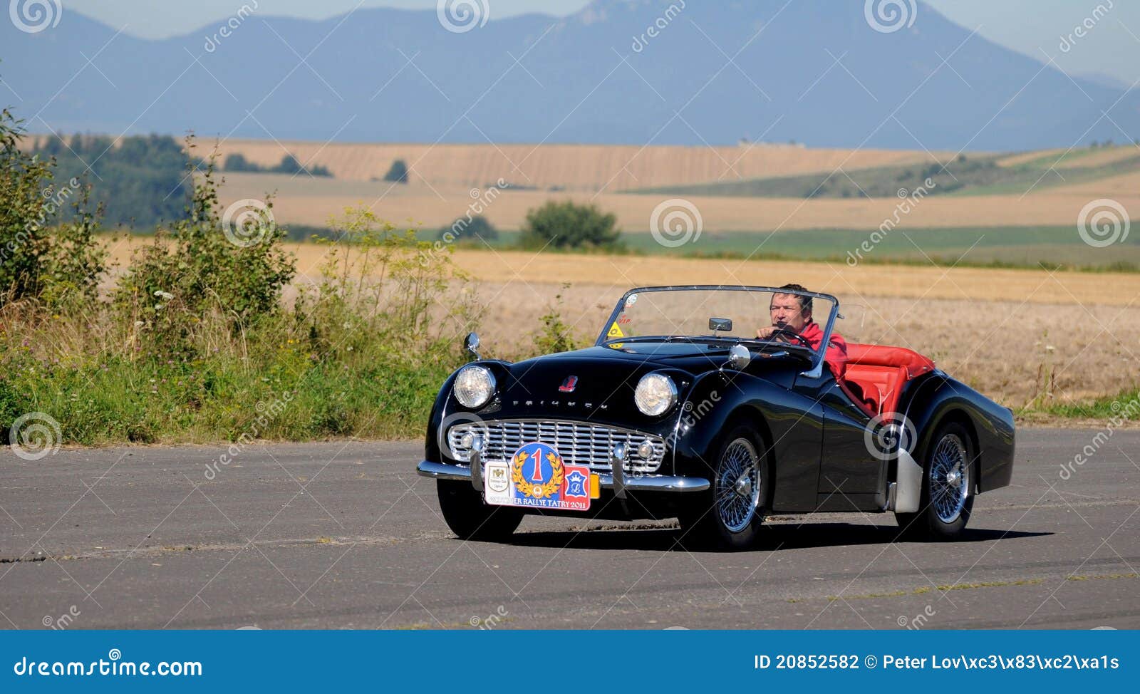 Oldtimer Rally - Triumph TR 3A, 1958 Editorial Photography - Image of ...