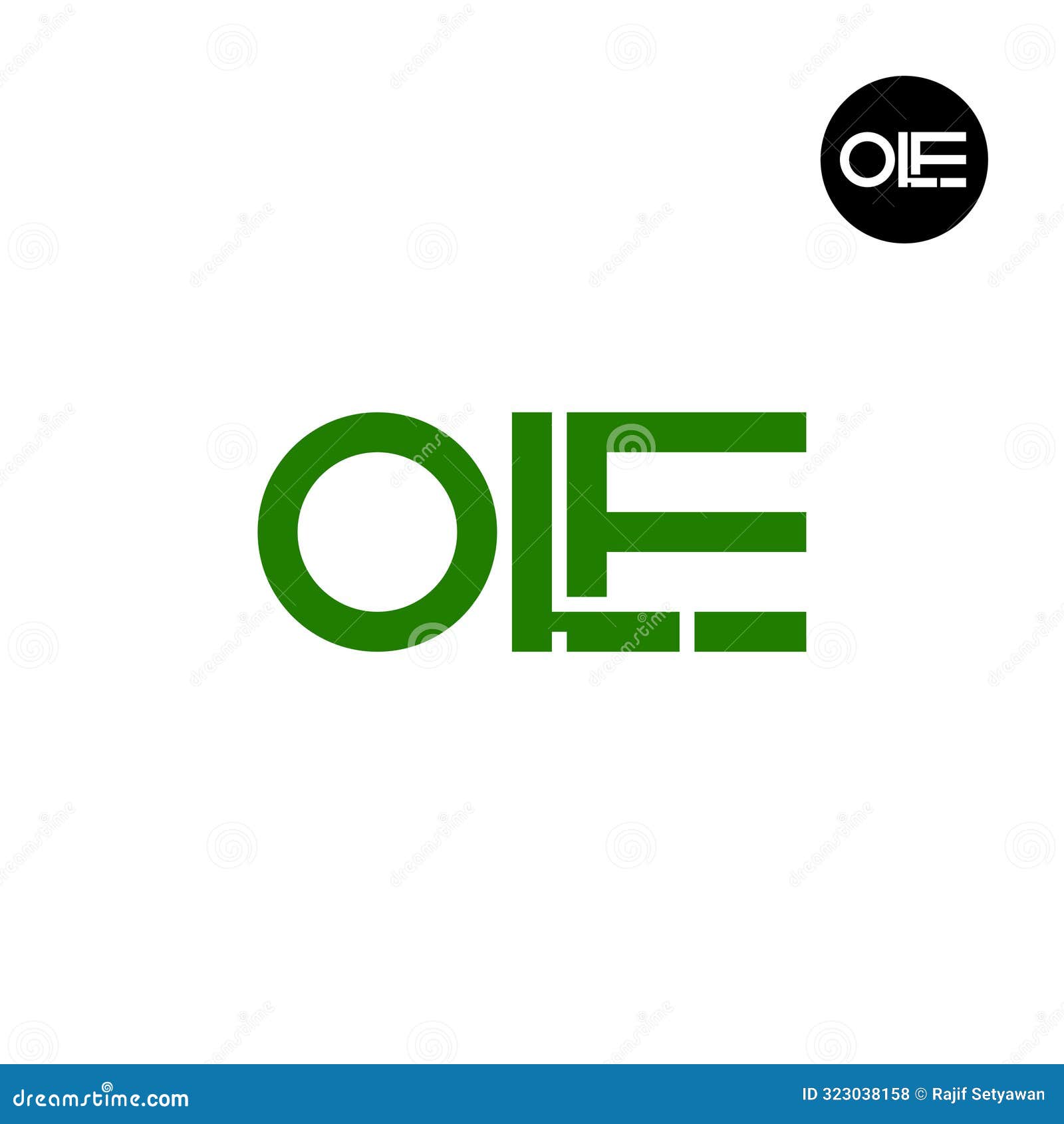 OLE Logo Letter Monogram Design Vector Illustration | CartoonDealer.com ...