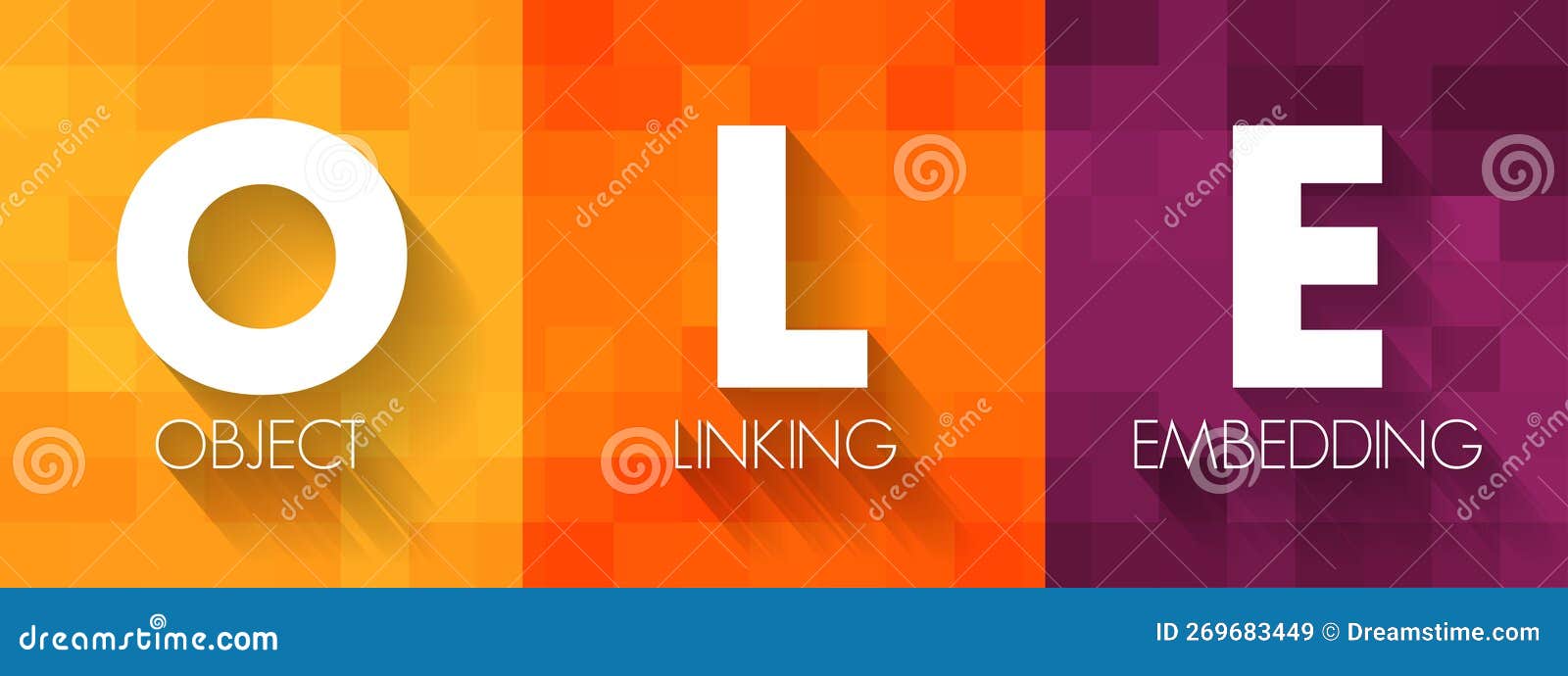 Ole Object Linking And Embedding Technology That Allows Embedding And Linking To Documents And