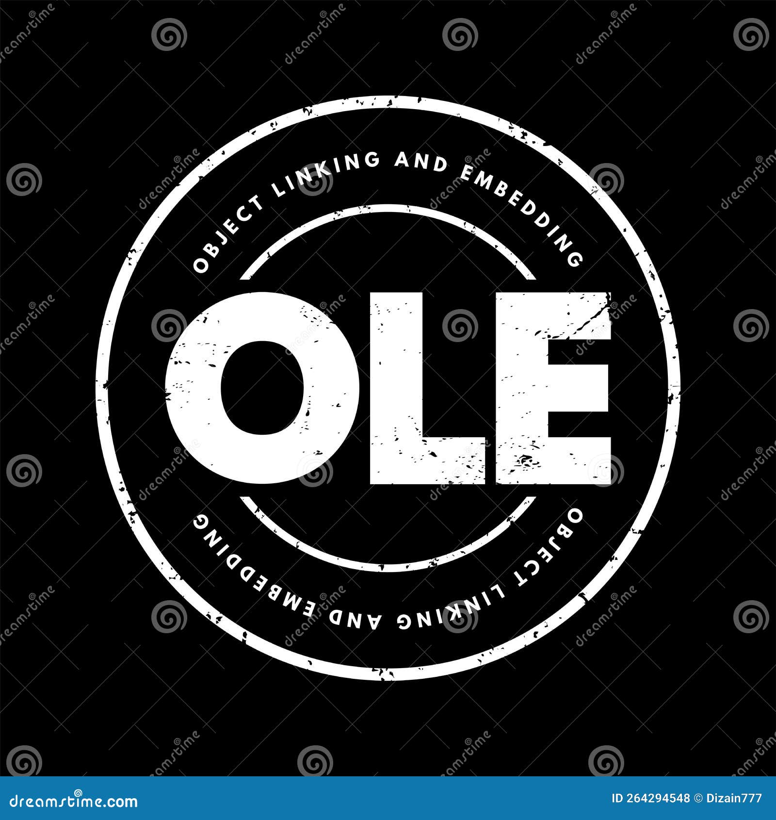 Ole Object Linking And Embedding Technology That Allows Embedding And Linking To Documents And