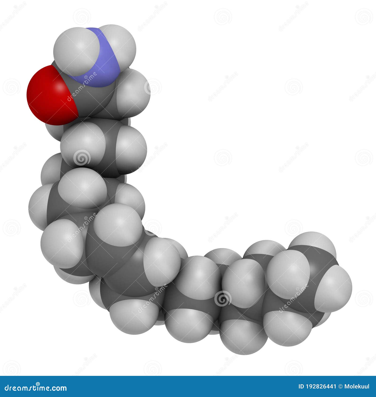 Oleamide Molecule. 3D Rendering Stock Image - Illustration of sleep ...