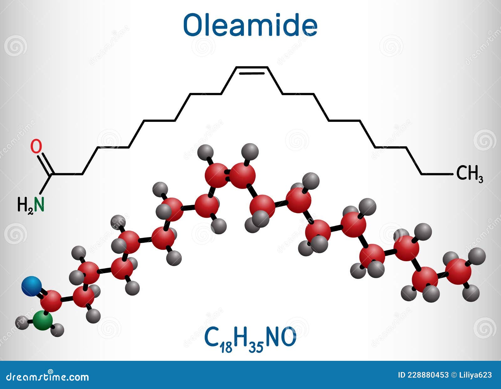 Oleamide Molecule Stock Illustrations – 9 Oleamide Molecule Stock ...