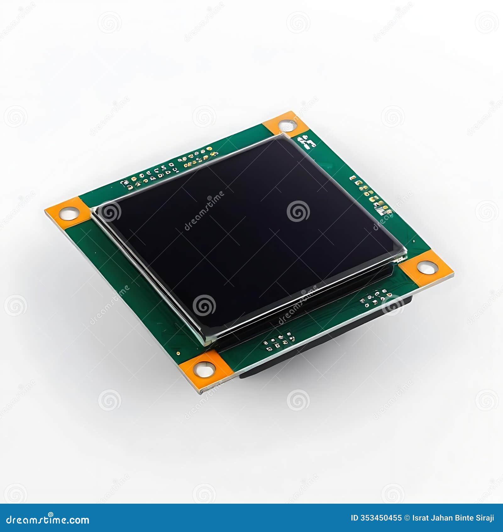 Isolated OLED Silver Flat Smart Wide TV And Black Screen Cartoon Vector ...