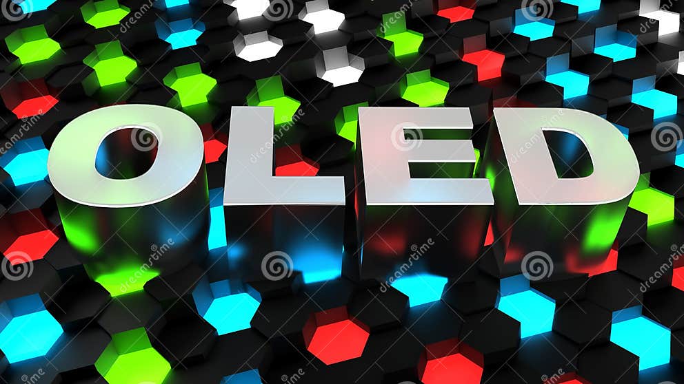 OLED (organic Light-emitting Diode) Stock Illustration - Illustration ...