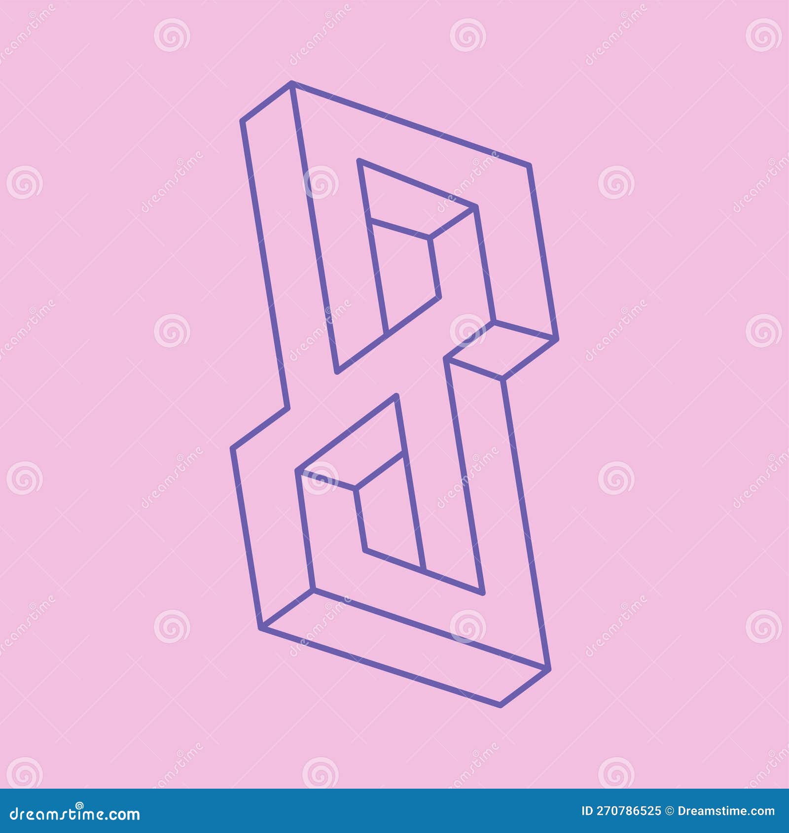 Escher Paradox. Optical Illusion Object. Sacred Geometric Figure ...