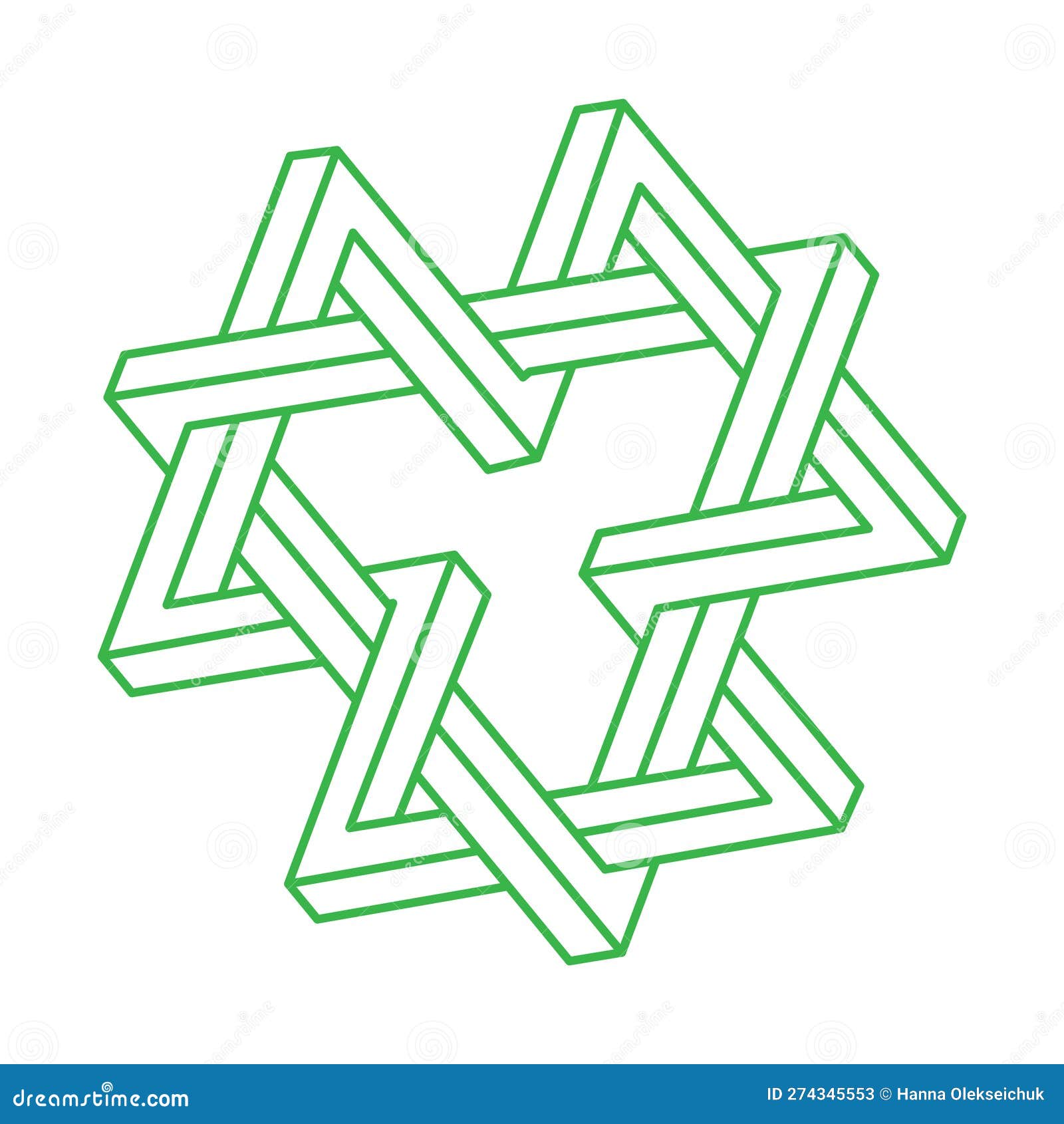 Impossible Figures. Optical Illusion Shapes. Infinite Symbols. Visual ...