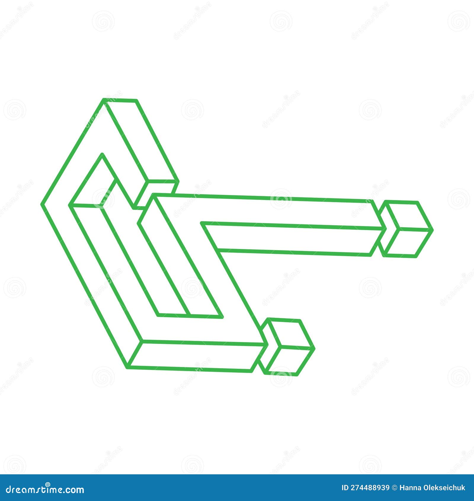 Impossible Optical Illusion Shapes. Op Art Objects. Sacred Geometry ...