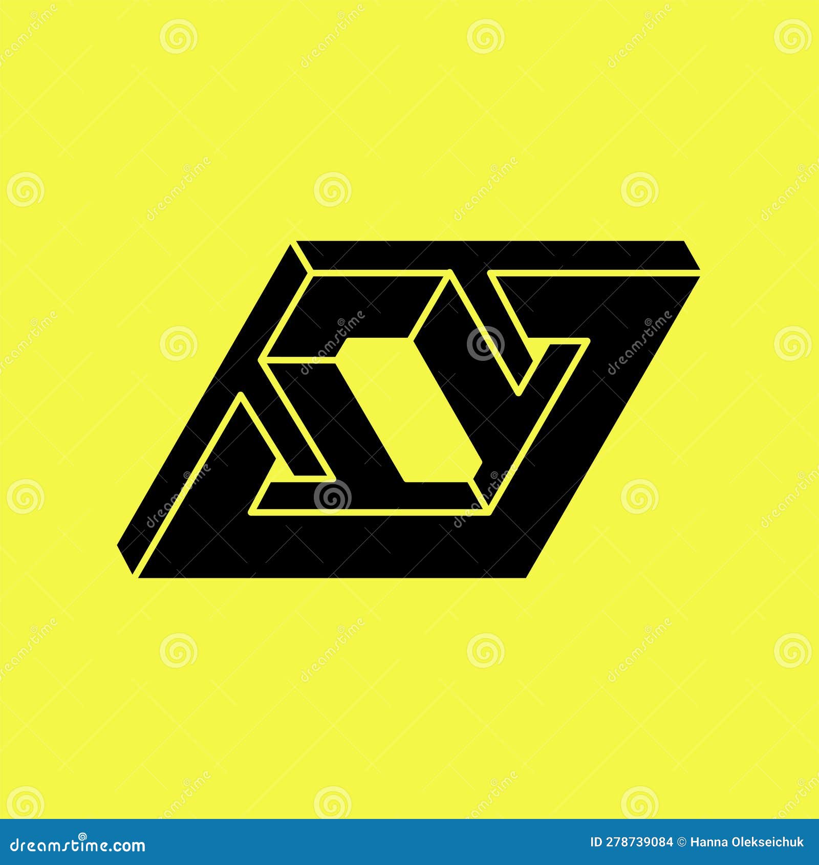 Impossible Optical Illusion Shapes. Geometry. Optical Art Objects ...