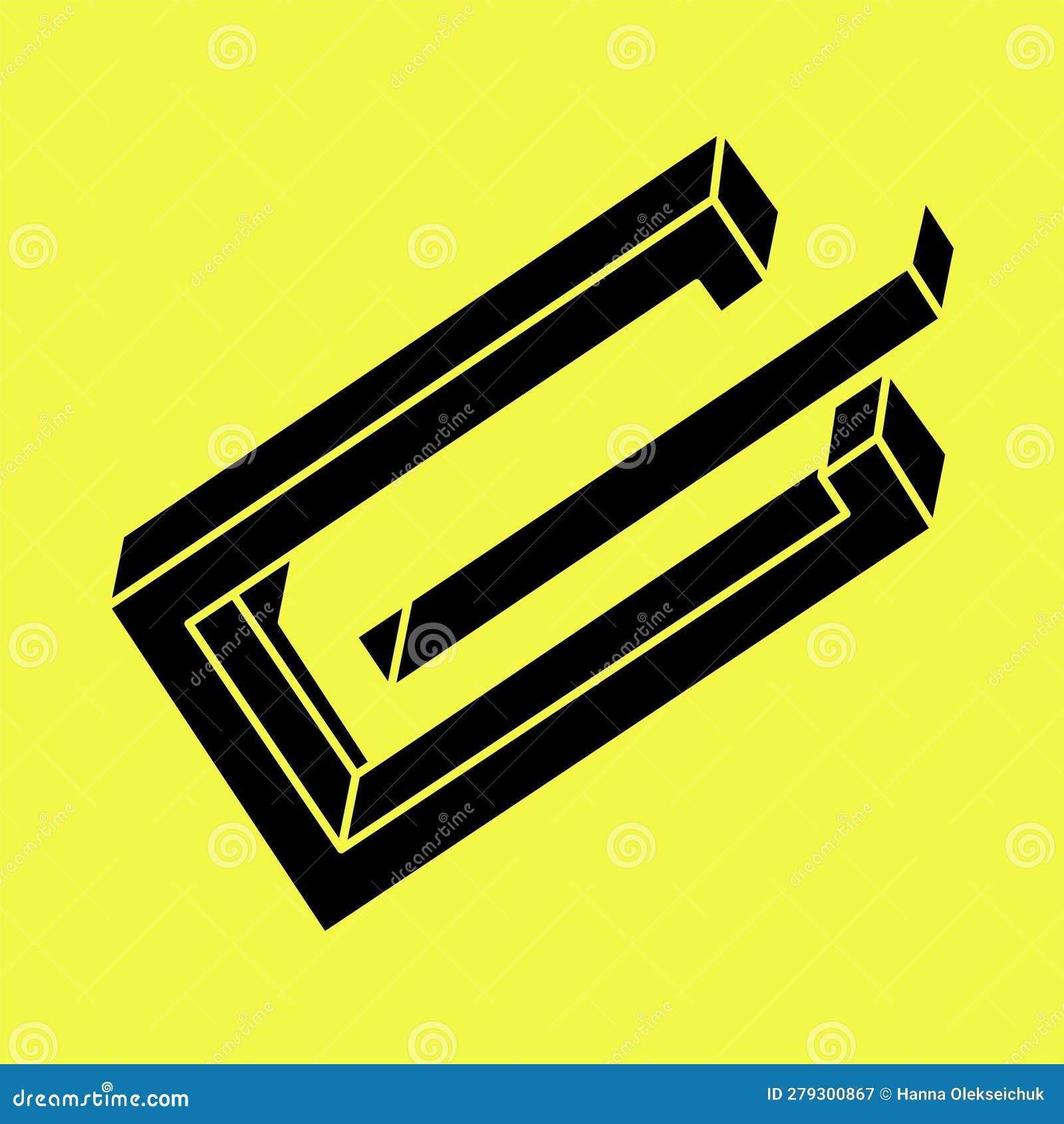 Impossible Shapes. Sacred Geometry Figure. Optical Illusion. Abstract ...