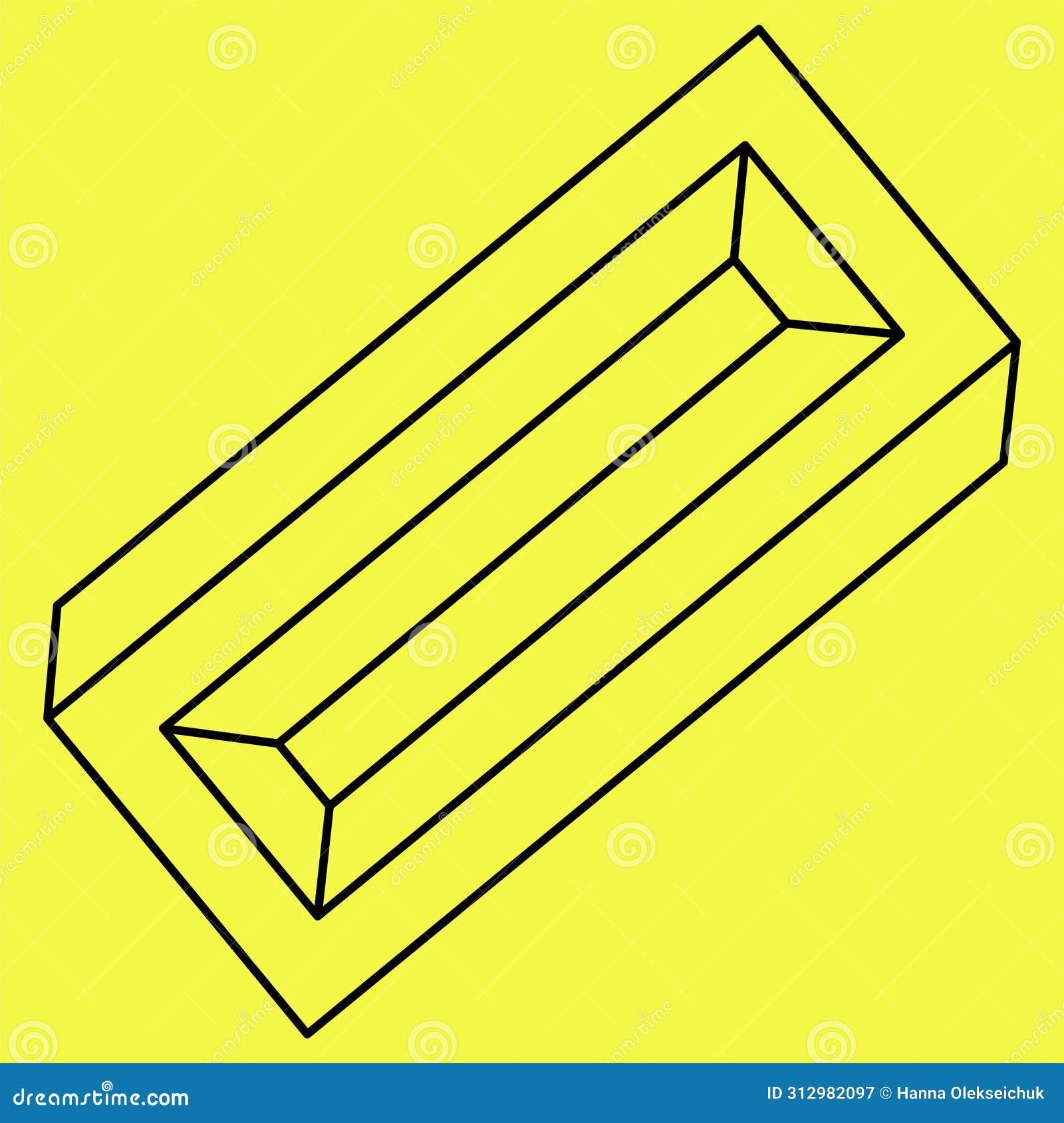 Impossible Objects. Penrose Triangle And Circle. Optical Illusion ...