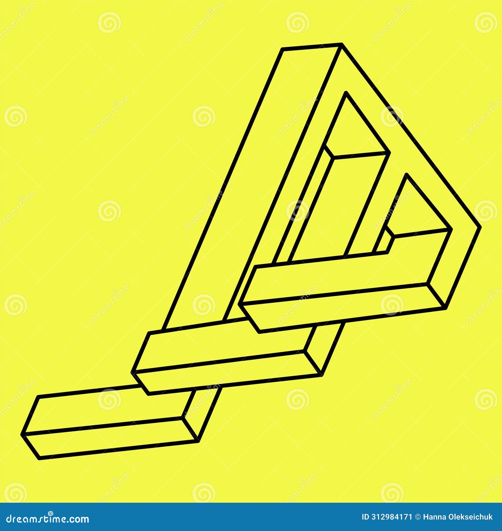 Geometric Shape Optical Illusion. Illusion Geometrical Symbol ...