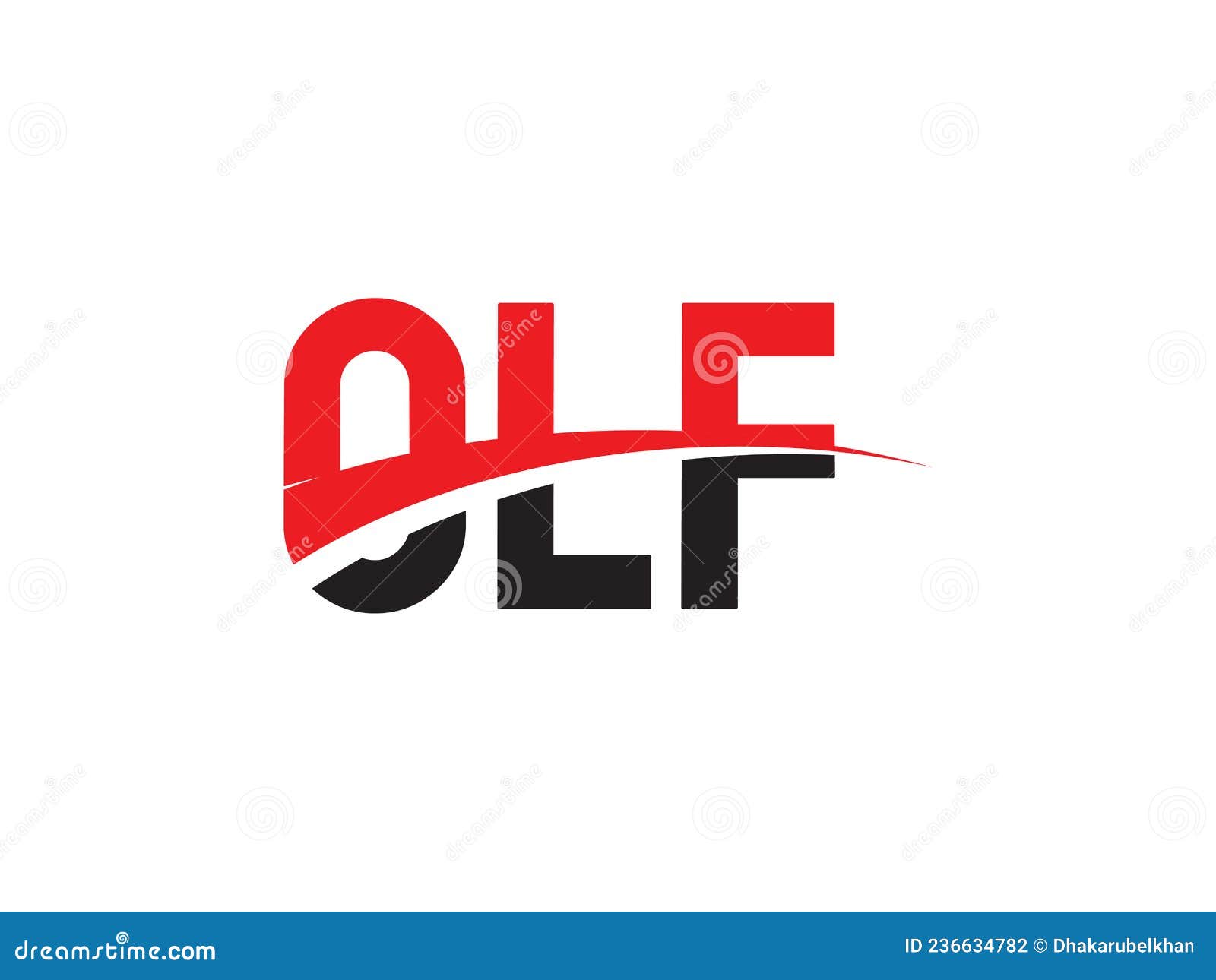 OLF Letter Initial Logo Design Vector Illustration Stock Vector ...