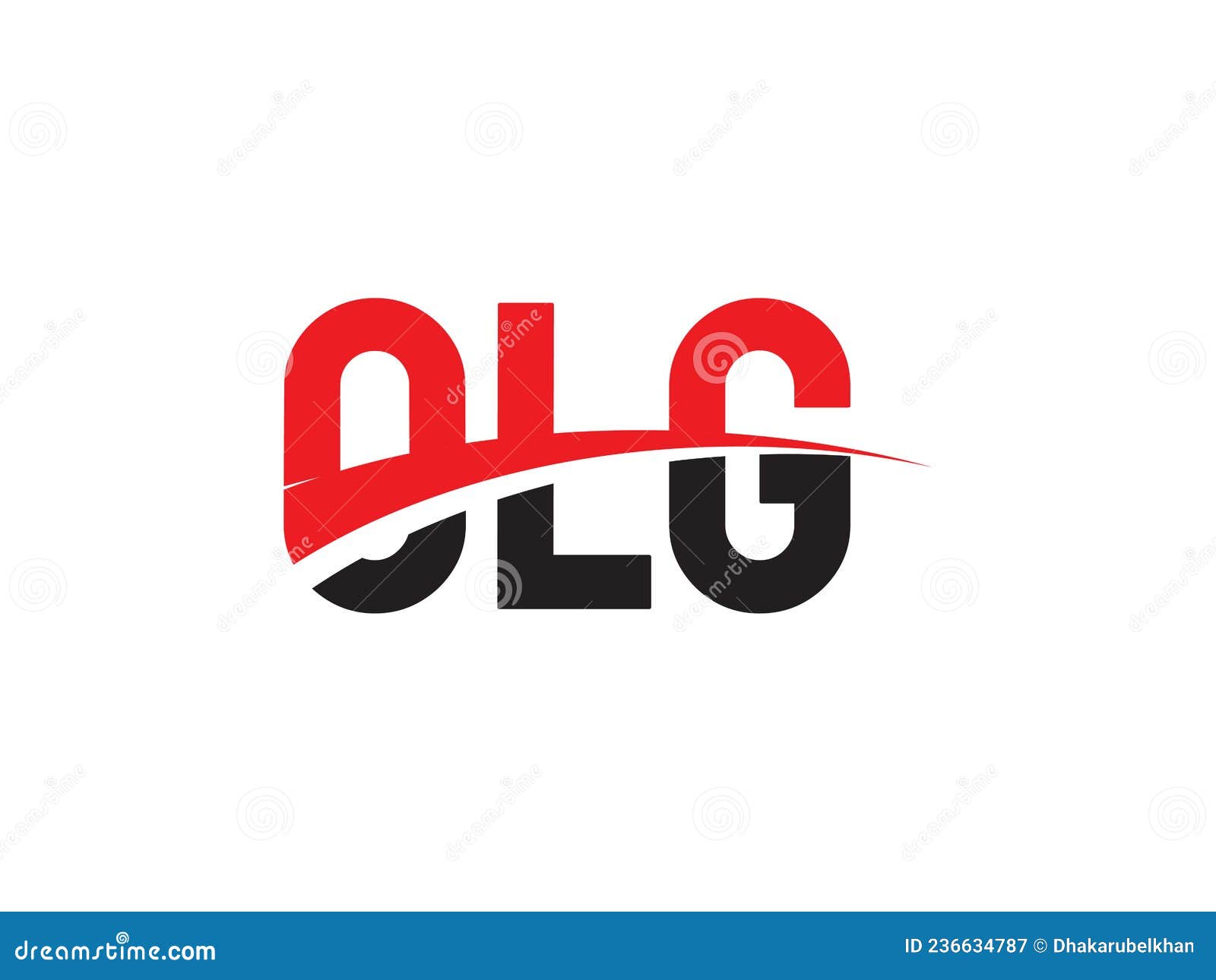 OLG Letter Initial Logo Design Vector Illustration Stock Vector ...