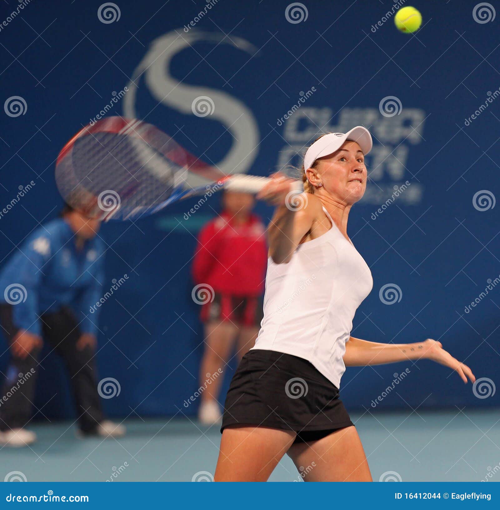 Olga Govortsova in Action at 2010 China Open Editorial Stock Image ...