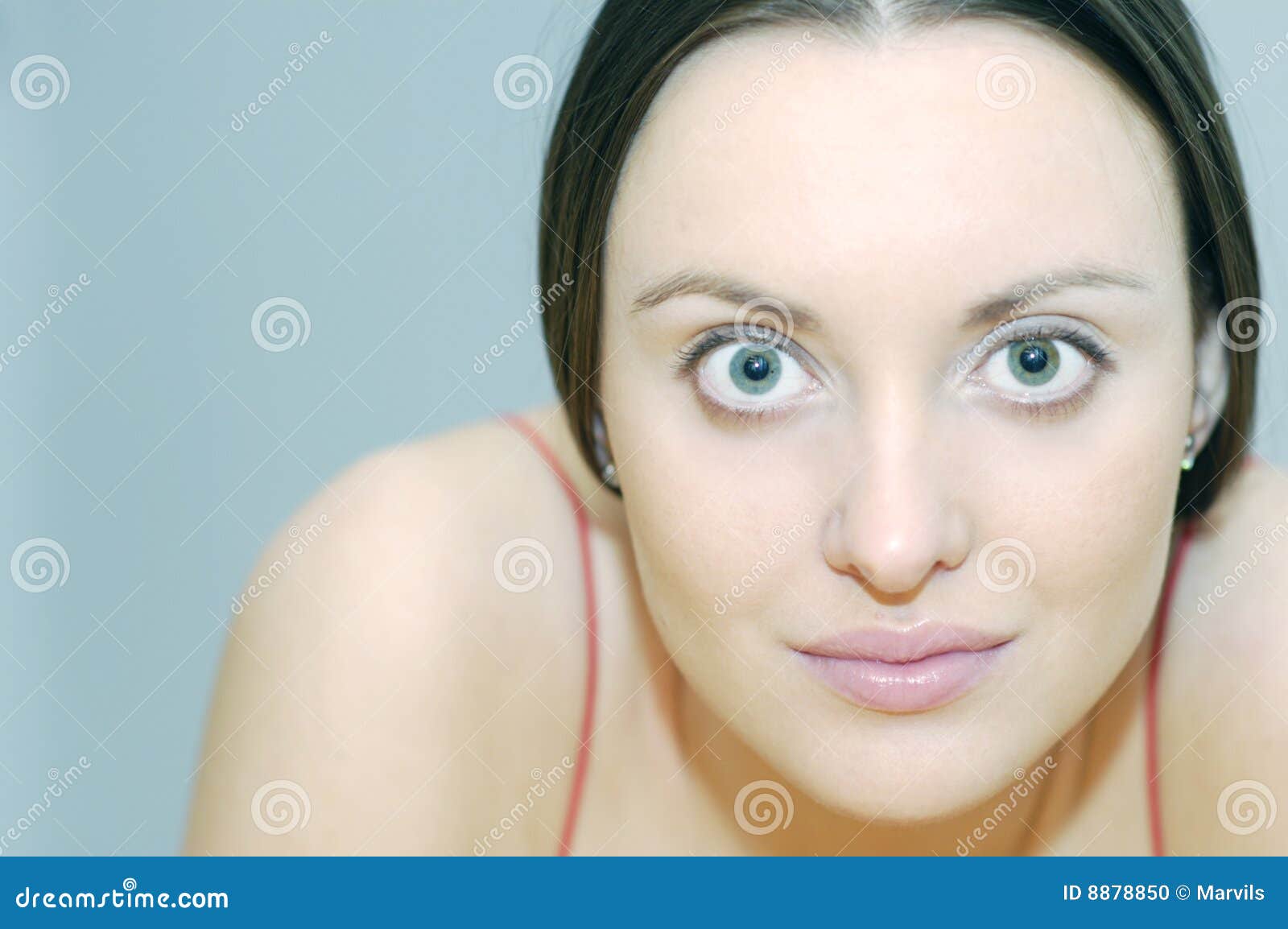 Olho grande foto de stock. Imagem de retrato, bonito, fresco - 8878850