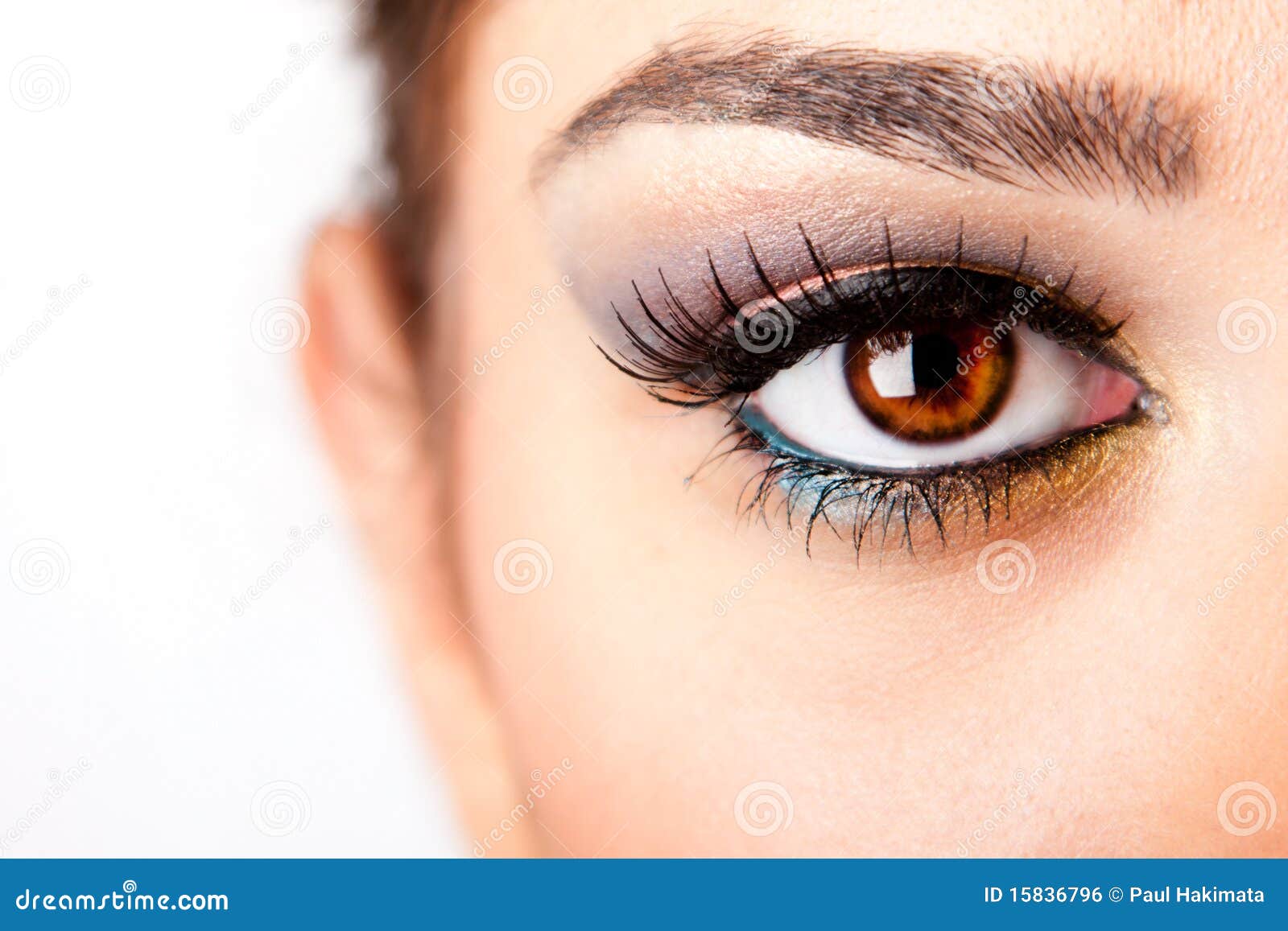 Olho observador foto de stock. Imagem de amarelo, olhar - 15836796