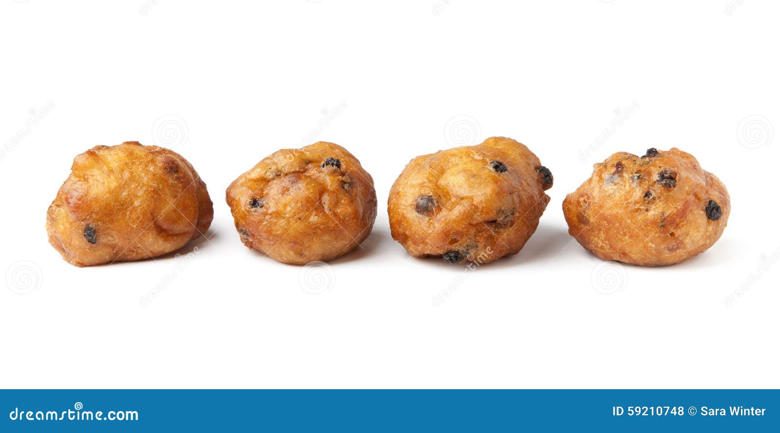 'Oliebollen', Traditioneel Nederlands Gebakje Stock Foto - Image of ...