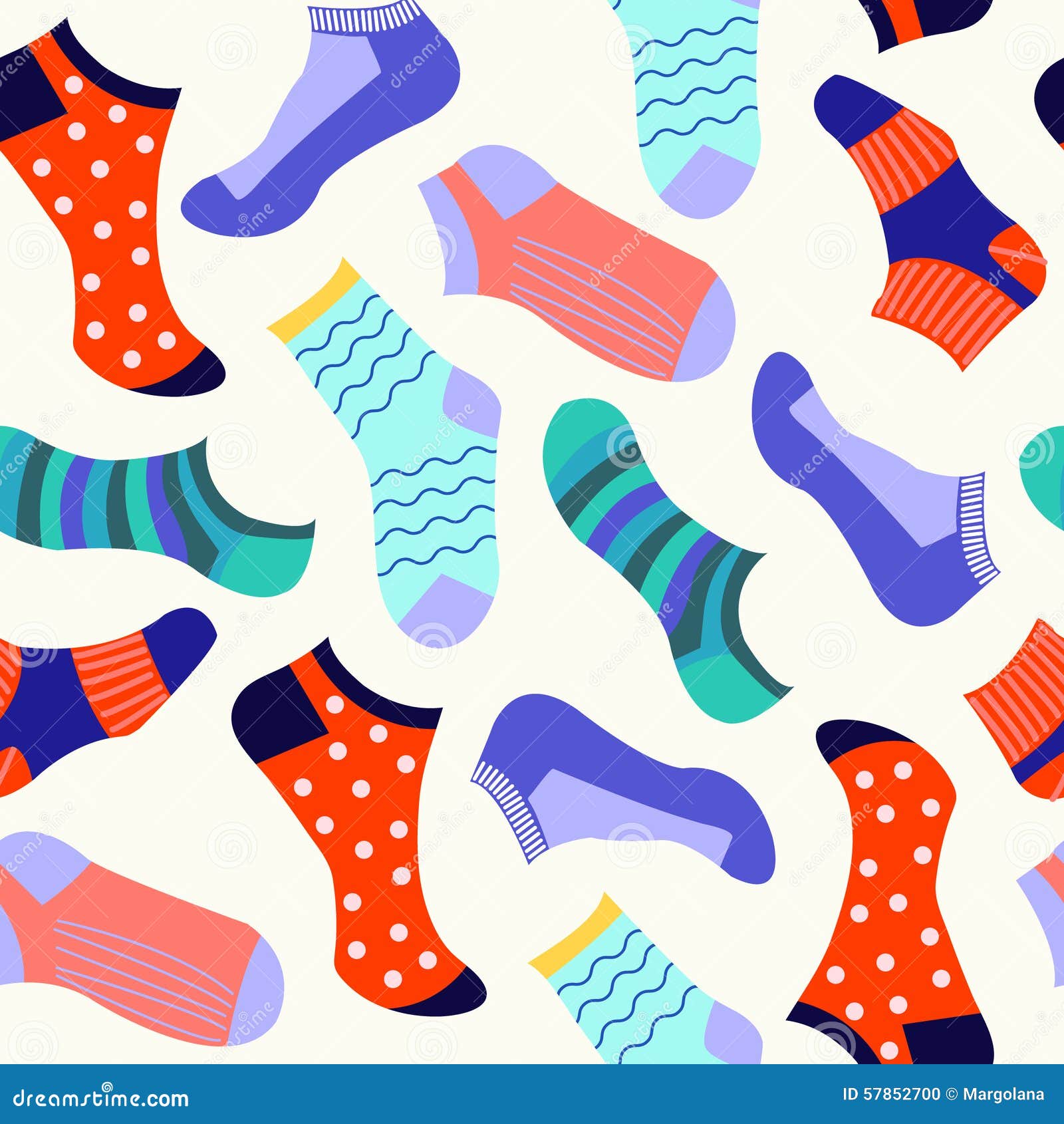 Olika typer av sockor vektor illustrationer. Illustration av bild ...