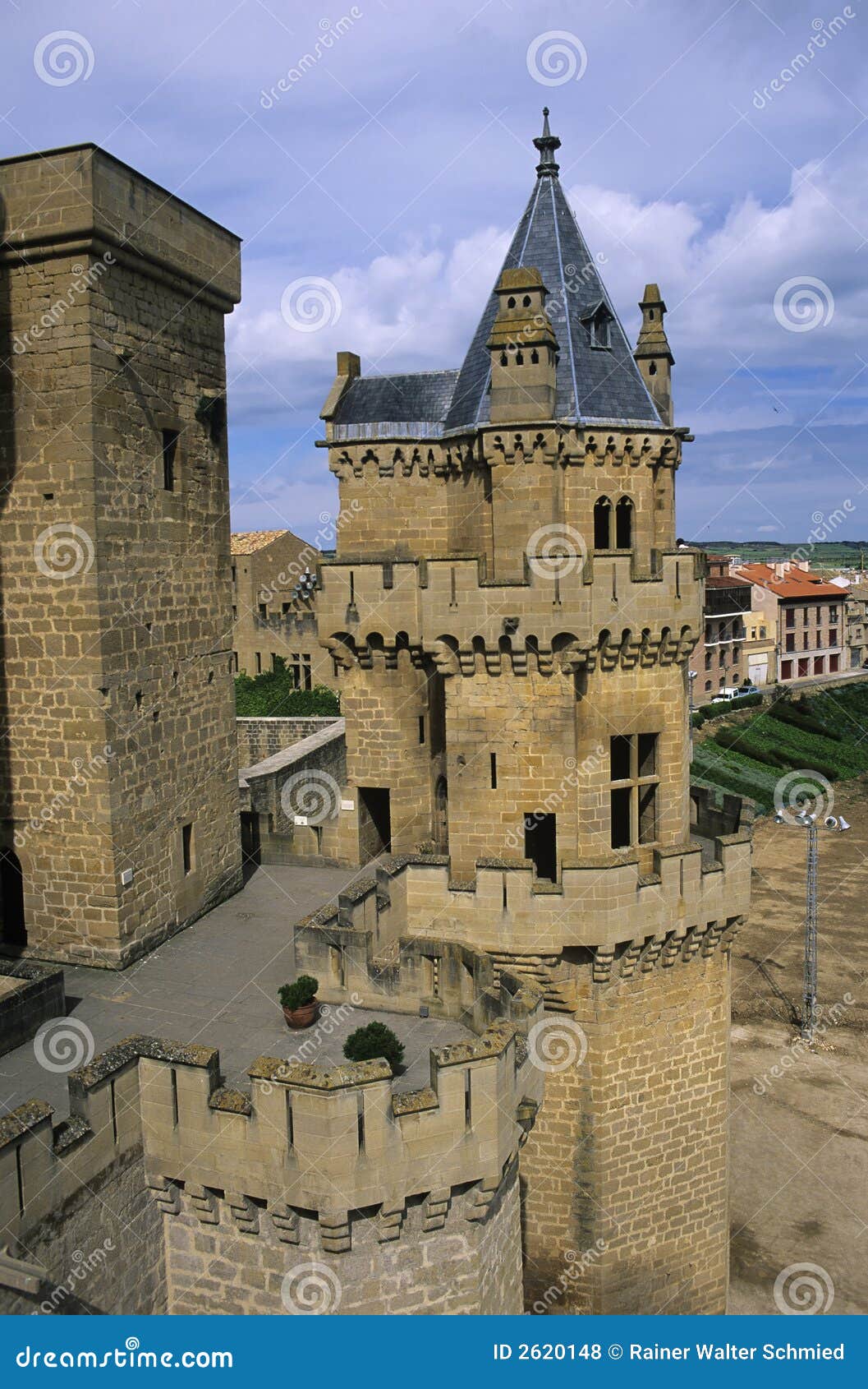 Olite Castle 1 stock photo. Image of olite, structure - 2620148