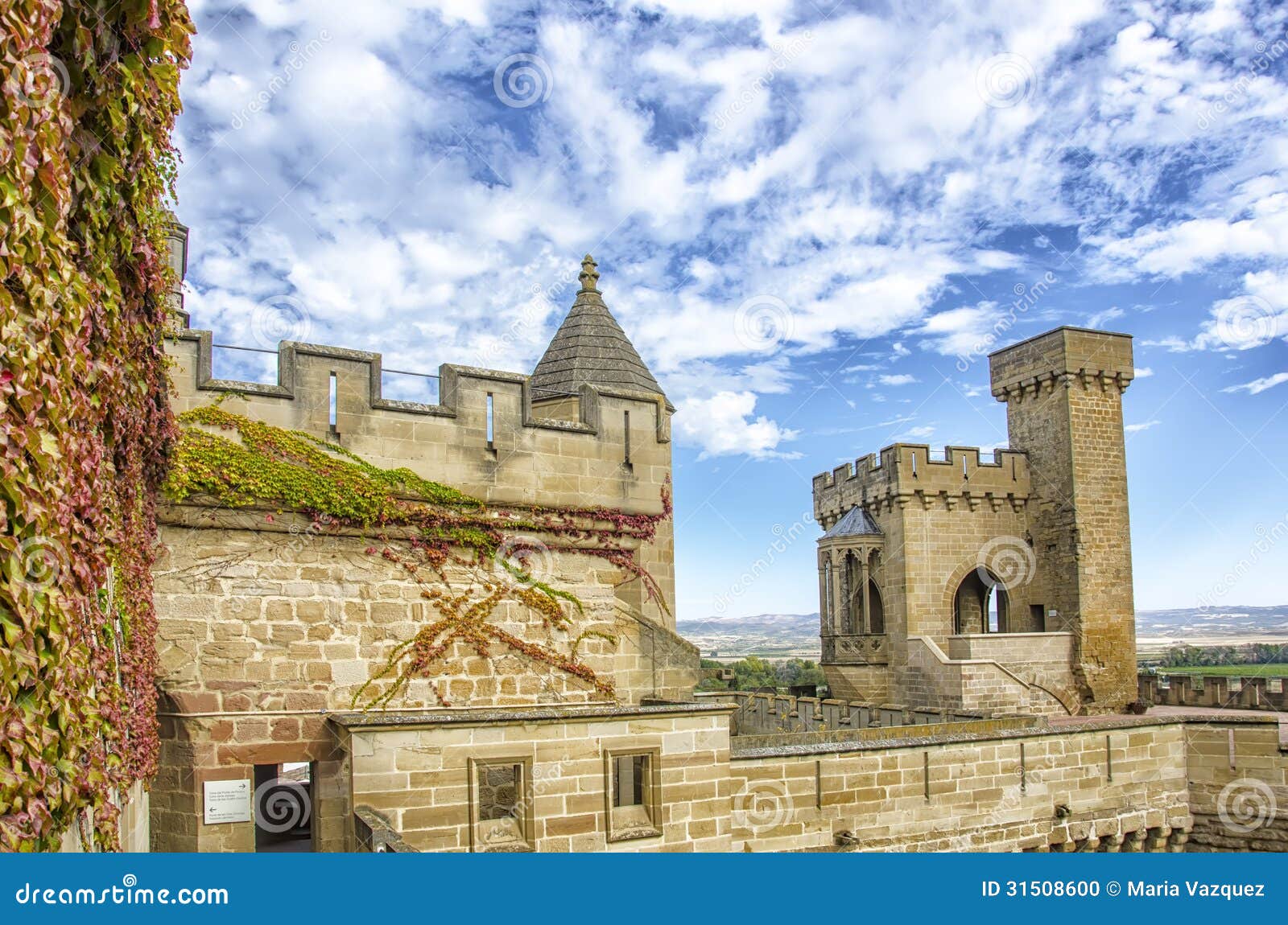 Olite Castle, Navarre stock photo. Image of hotel, historic - 31508600