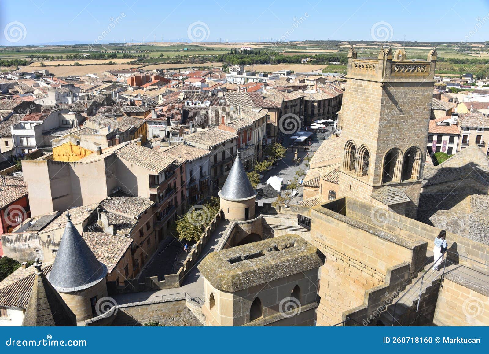 Olite, Spain - Aug 31, 2022: Palace of the Kings of Navarre of Olite ...