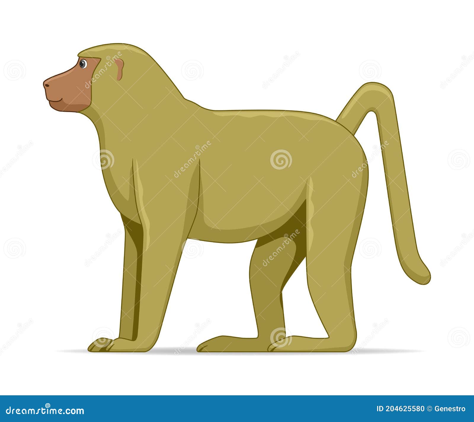 Baboon Animal Concept Icon Set And Modern Brand Identity Logo Template ...