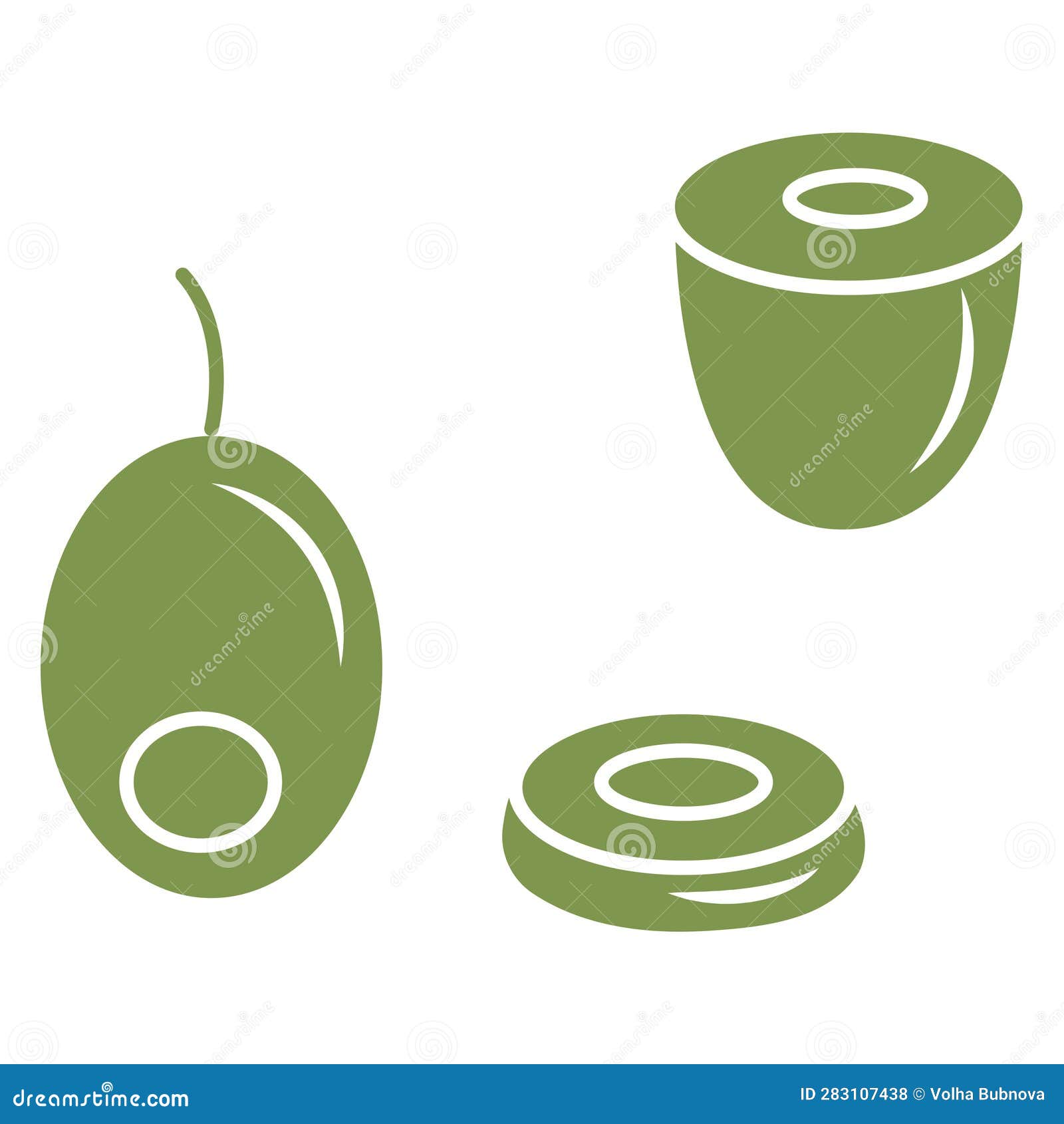 Olive Branch. Simple Icon for Your Design Stock Vector - Illustration ...